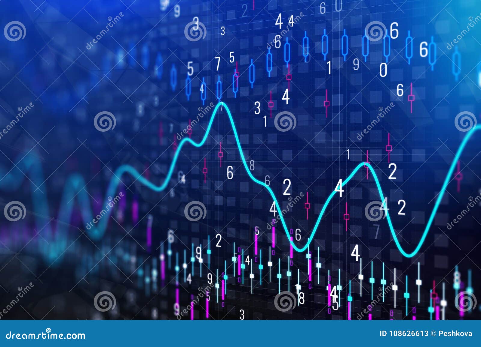Forex chart texture stock illustration. Illustration of exchange ...