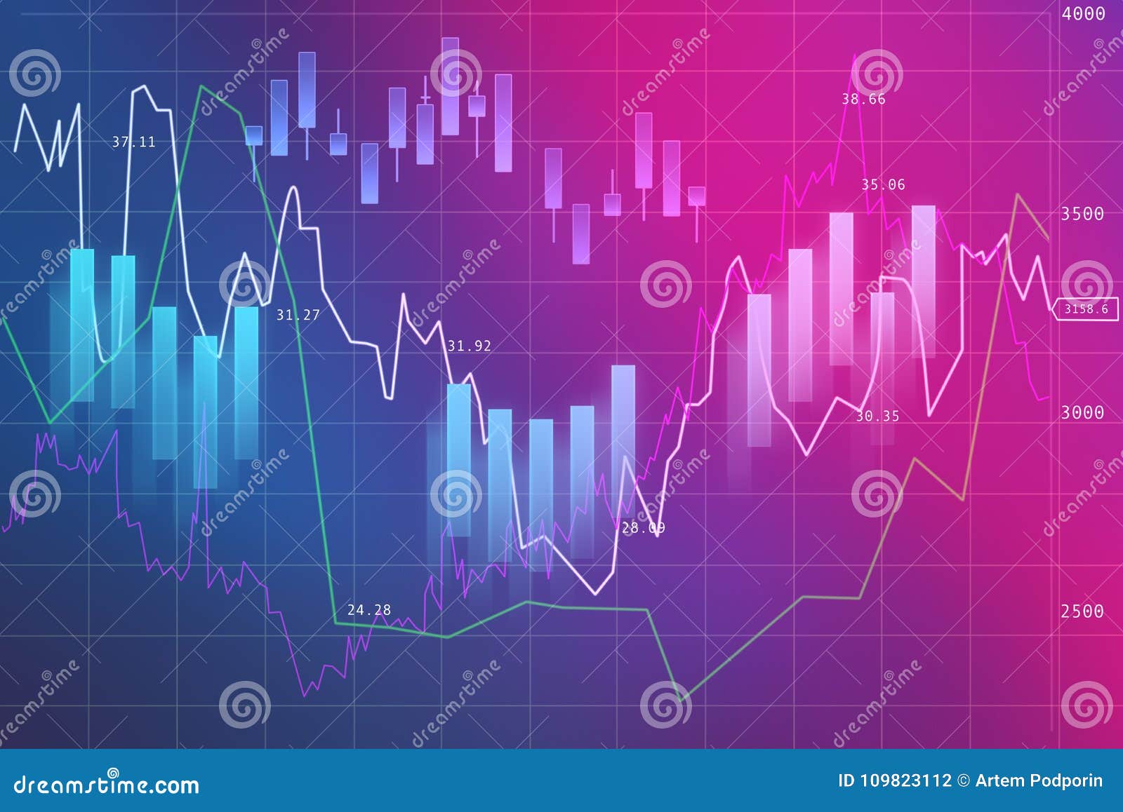 Forex Exchange in Ultraviolet Stock Illustration - Illustration of ...