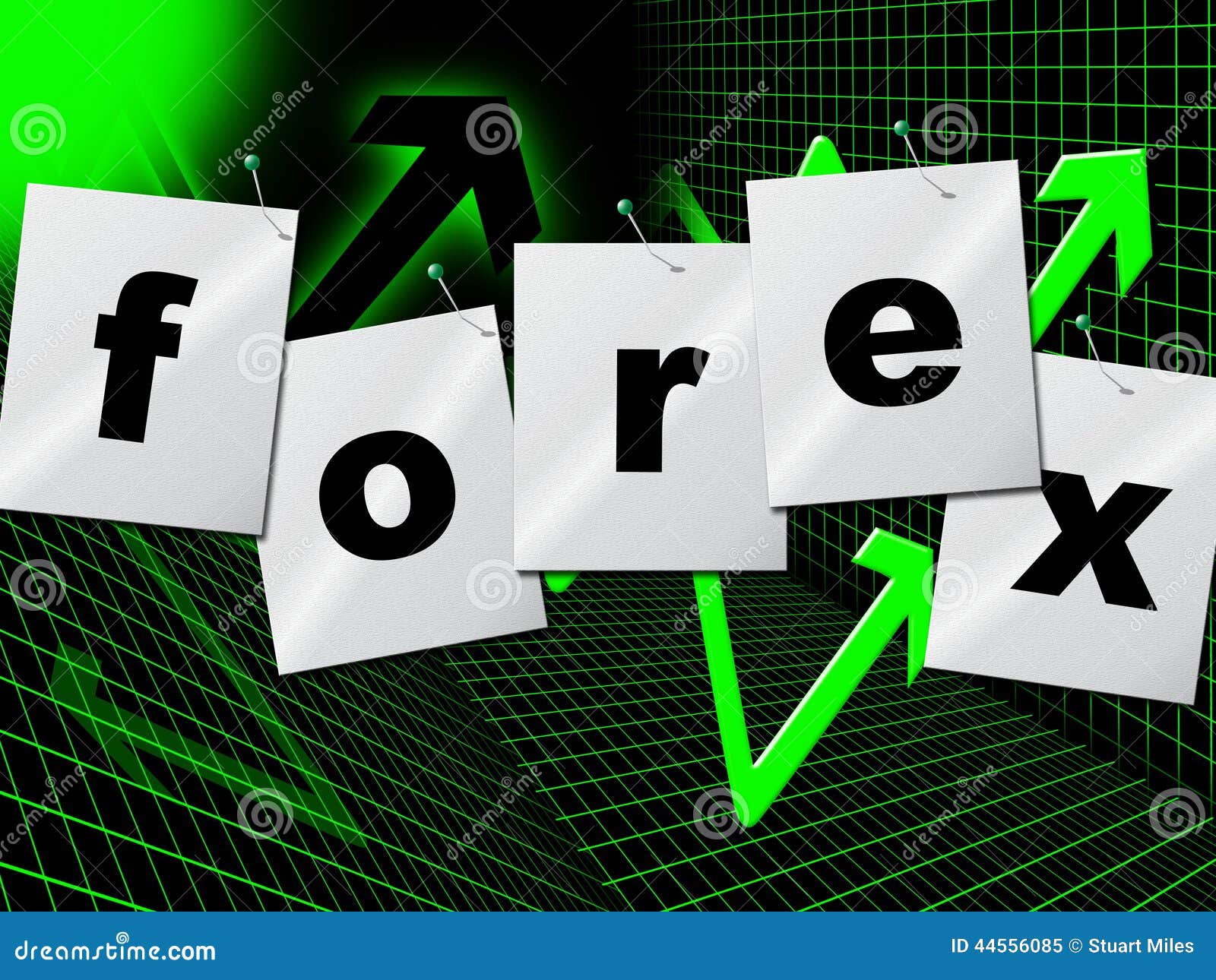 Forex Graph Means Foreign Exchange and Currency Editorial Image ...