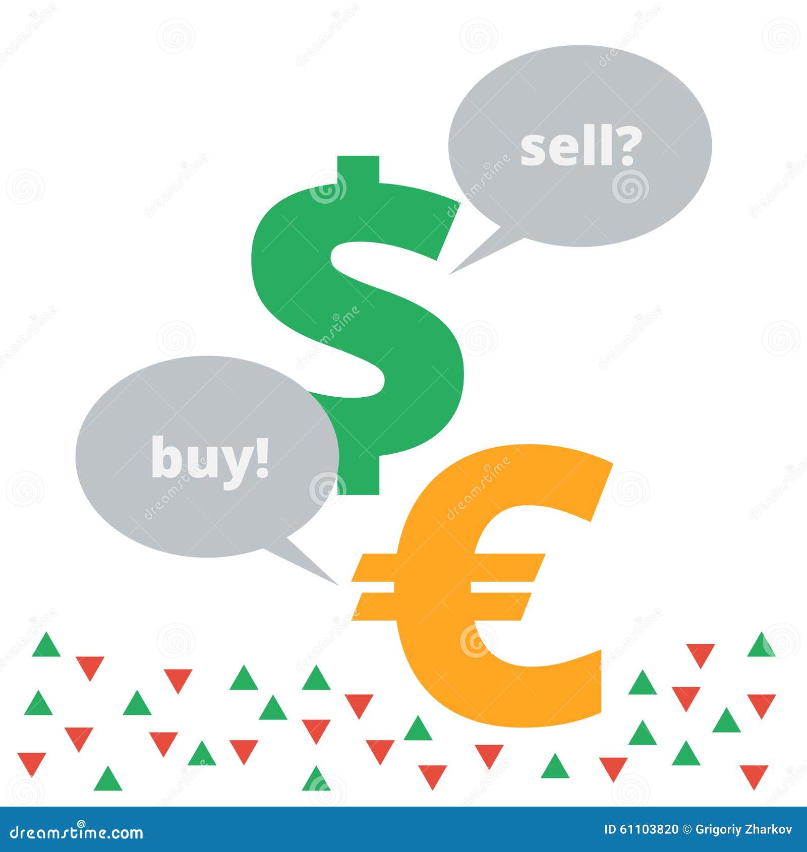 Forex Illustration One of the Set Stock Illustration - Illustration of ...