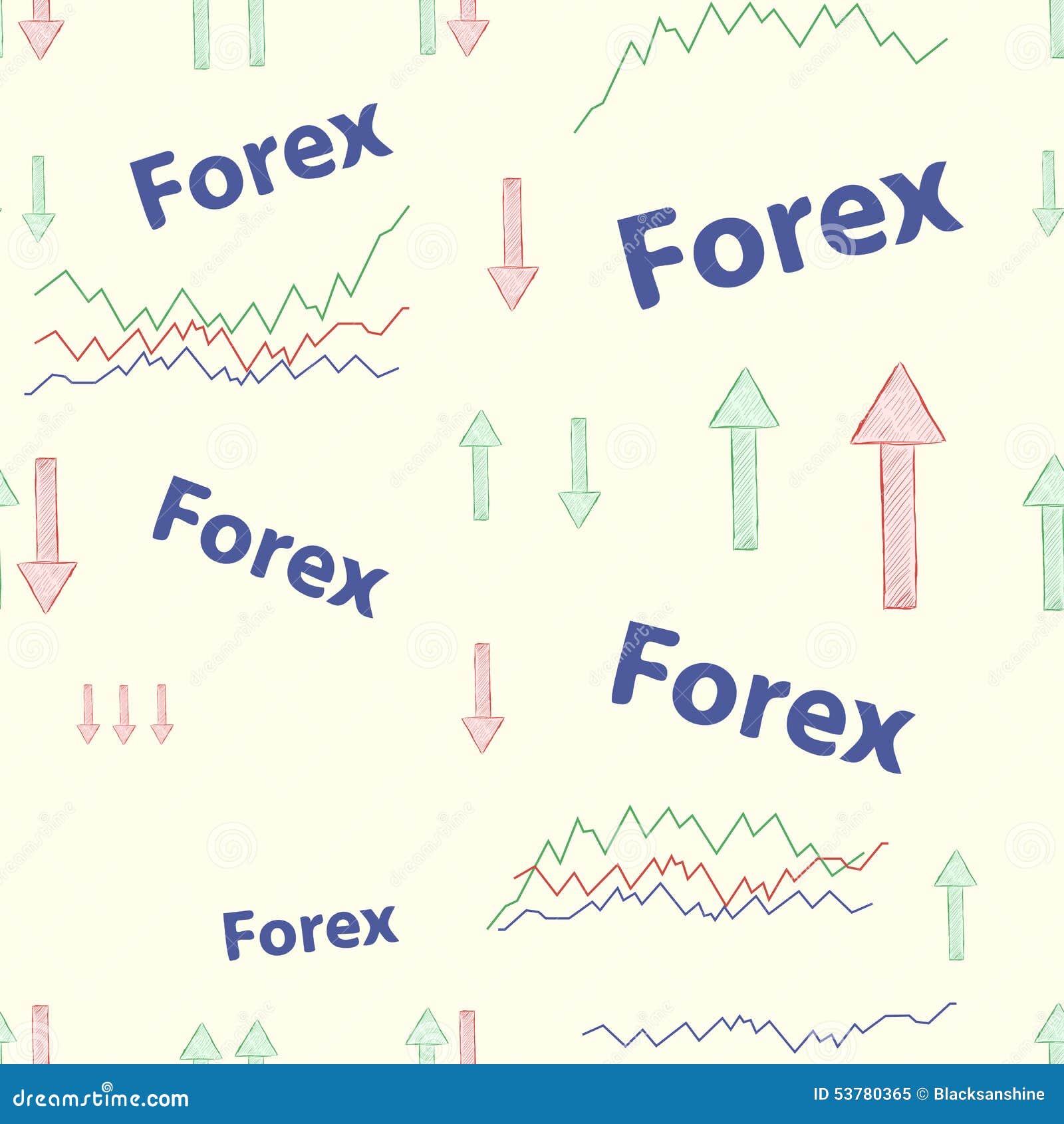 Forex seamless stock vector. Illustration of pattern - 53780365