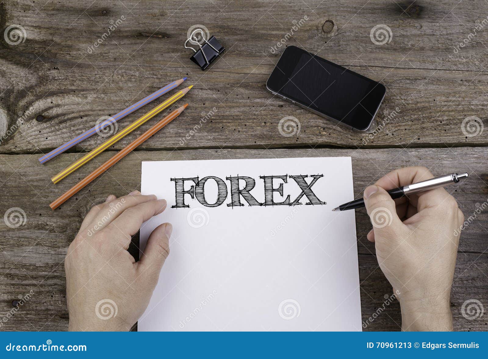 FOREX. Text on a Sheet of Paper. Editorial Stock Photo - Image of ...