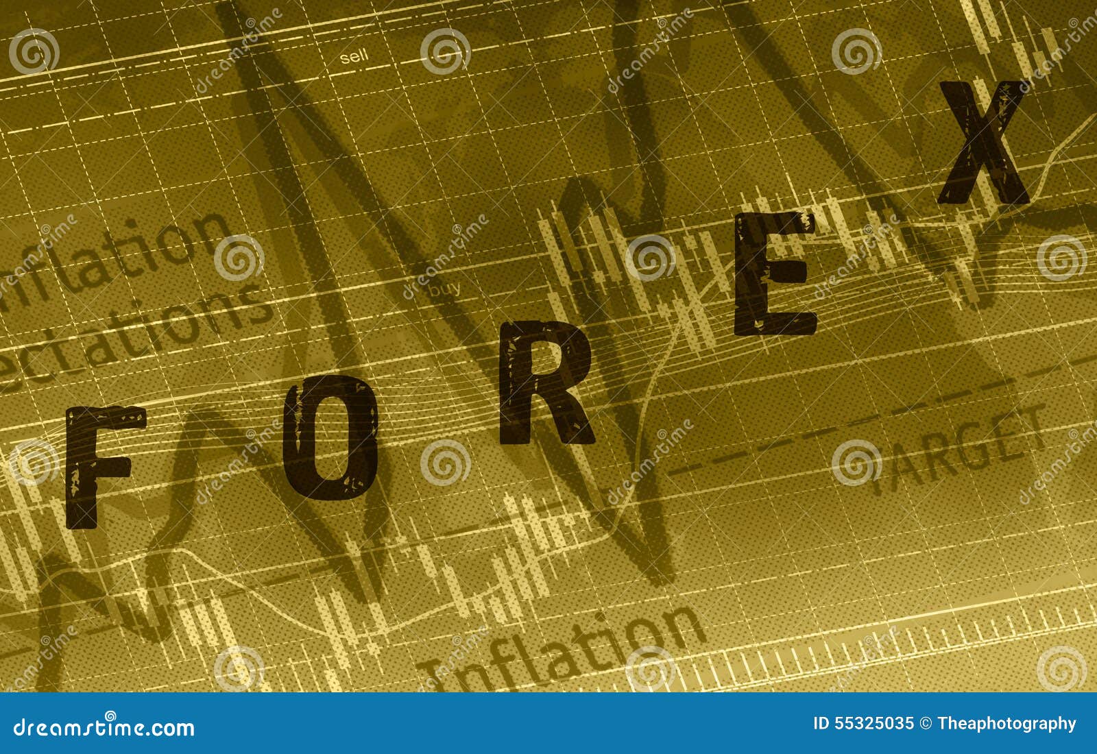 Worldwide Forex Market Concept With Financial Chart Indicators On ...