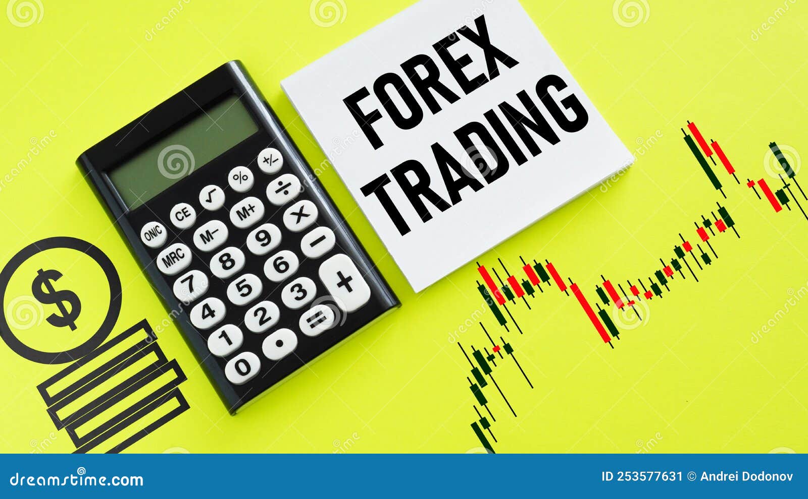 Forex Trading is Shown Using the Text Stock Image - Image of financial ...