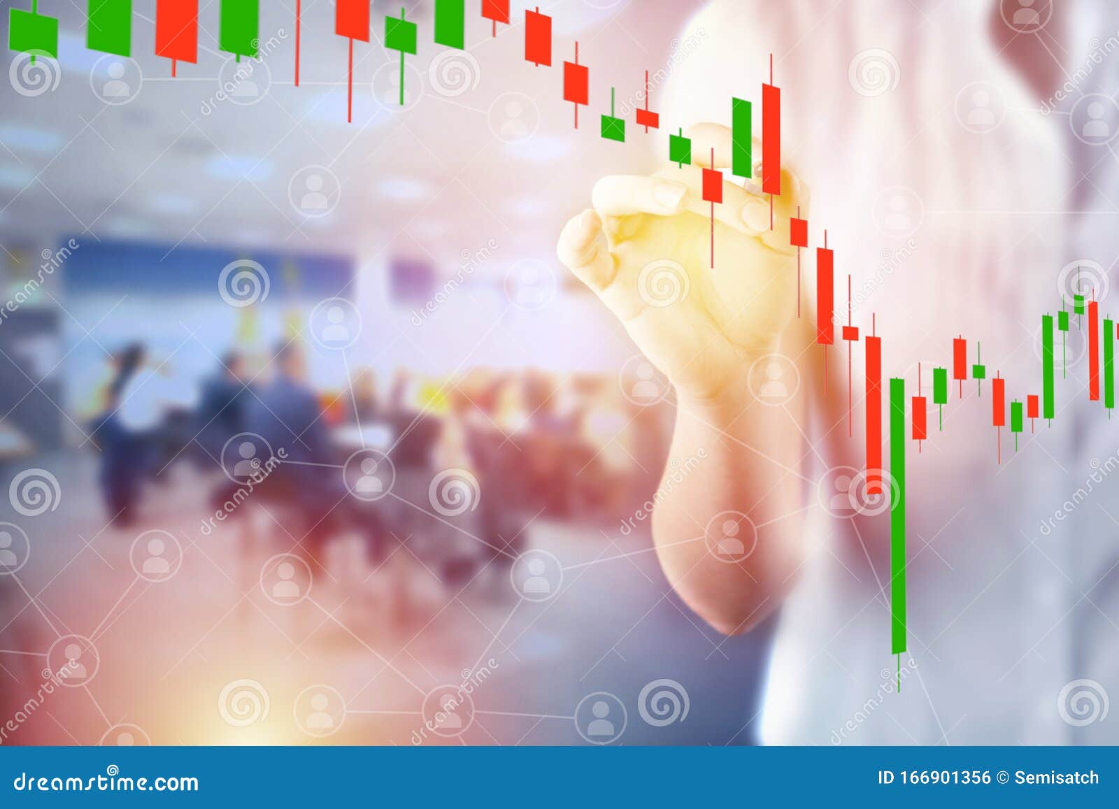 Forex Trading Technical Analysis Concept Stock Photo - Image of monitor ...