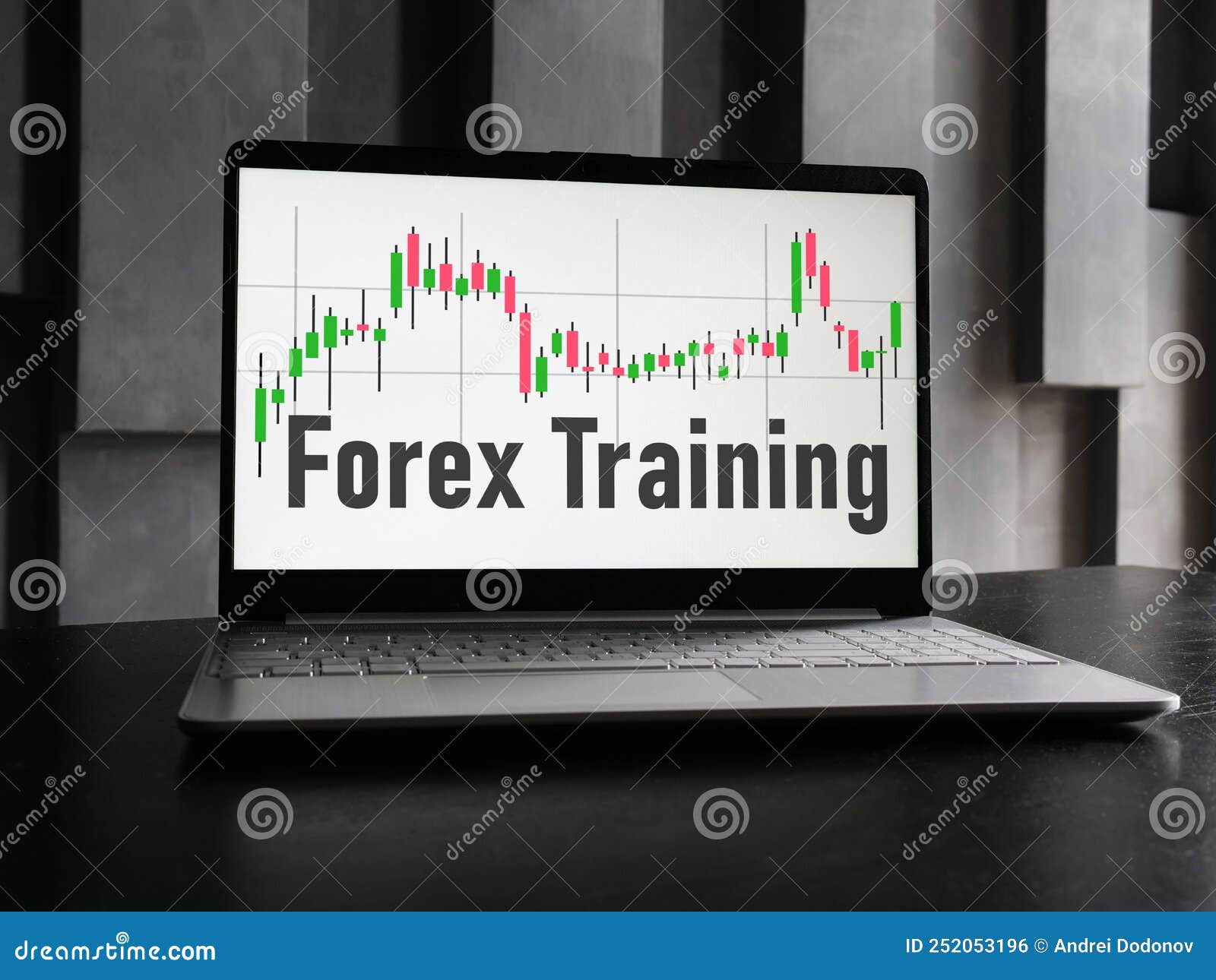 Forex Training is Shown Using the Text Stock Photo - Image of ...