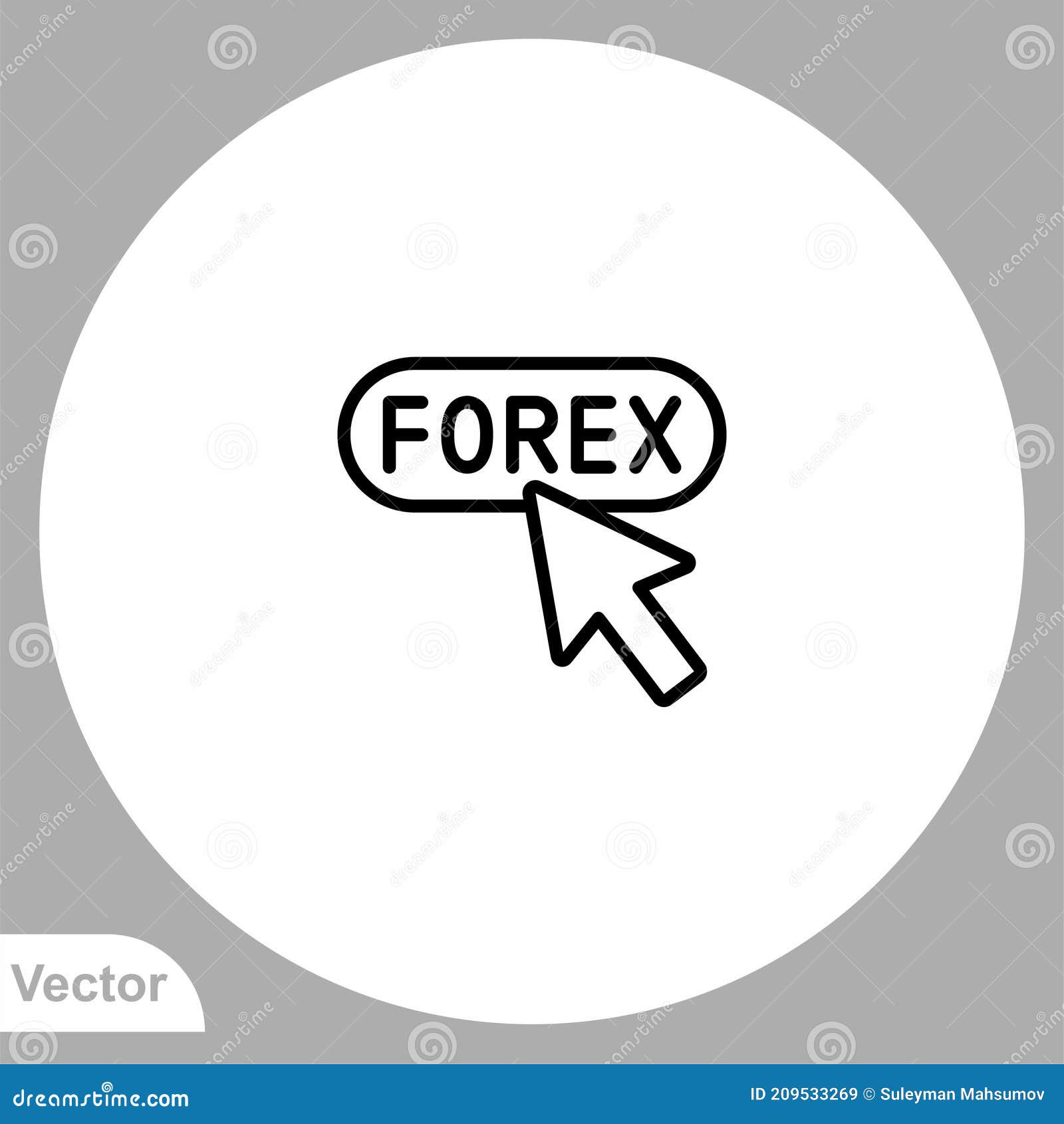 Forex Vector Icon Sign Symbol Stock Illustration - Illustration of ...