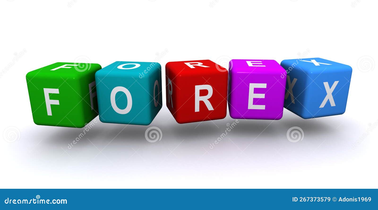Forex word block on white stock illustration. Illustration of ...