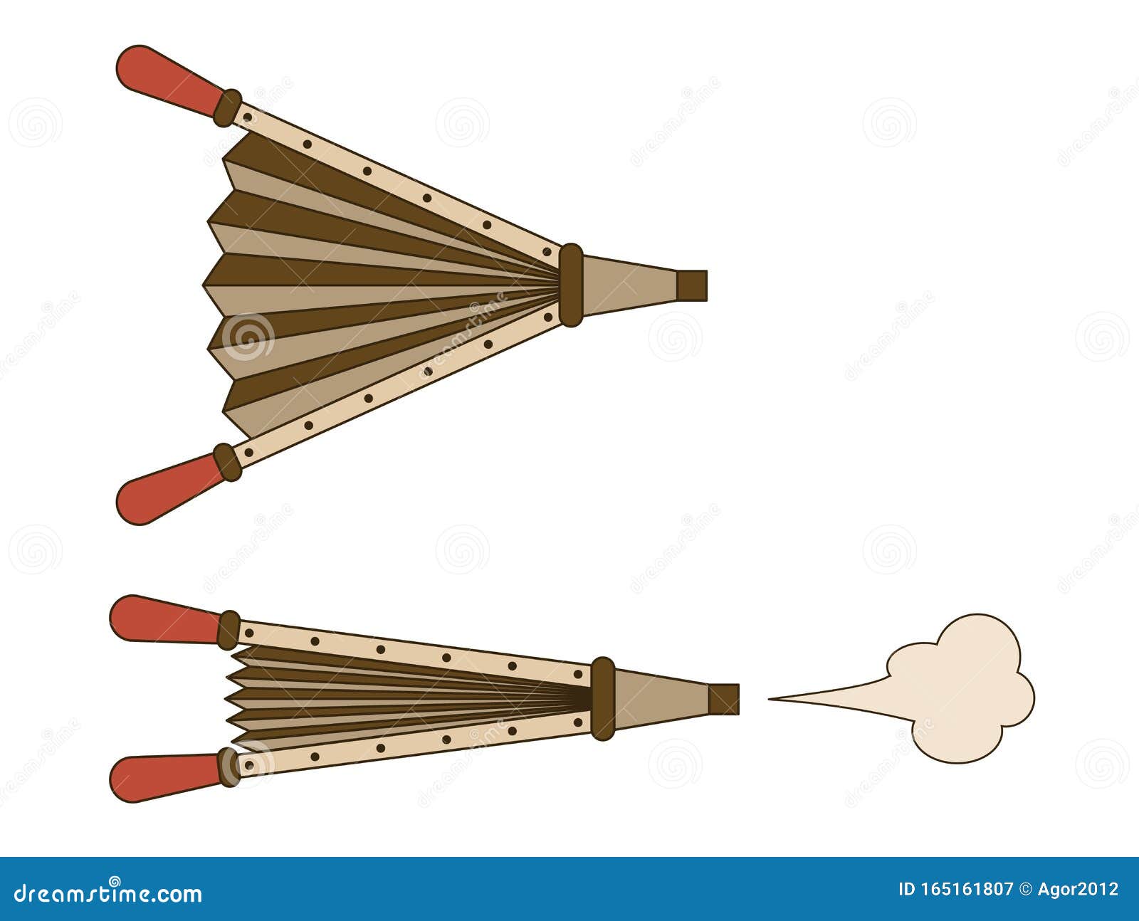 Bellows Cartoon Vector | CartoonDealer.com #88760423