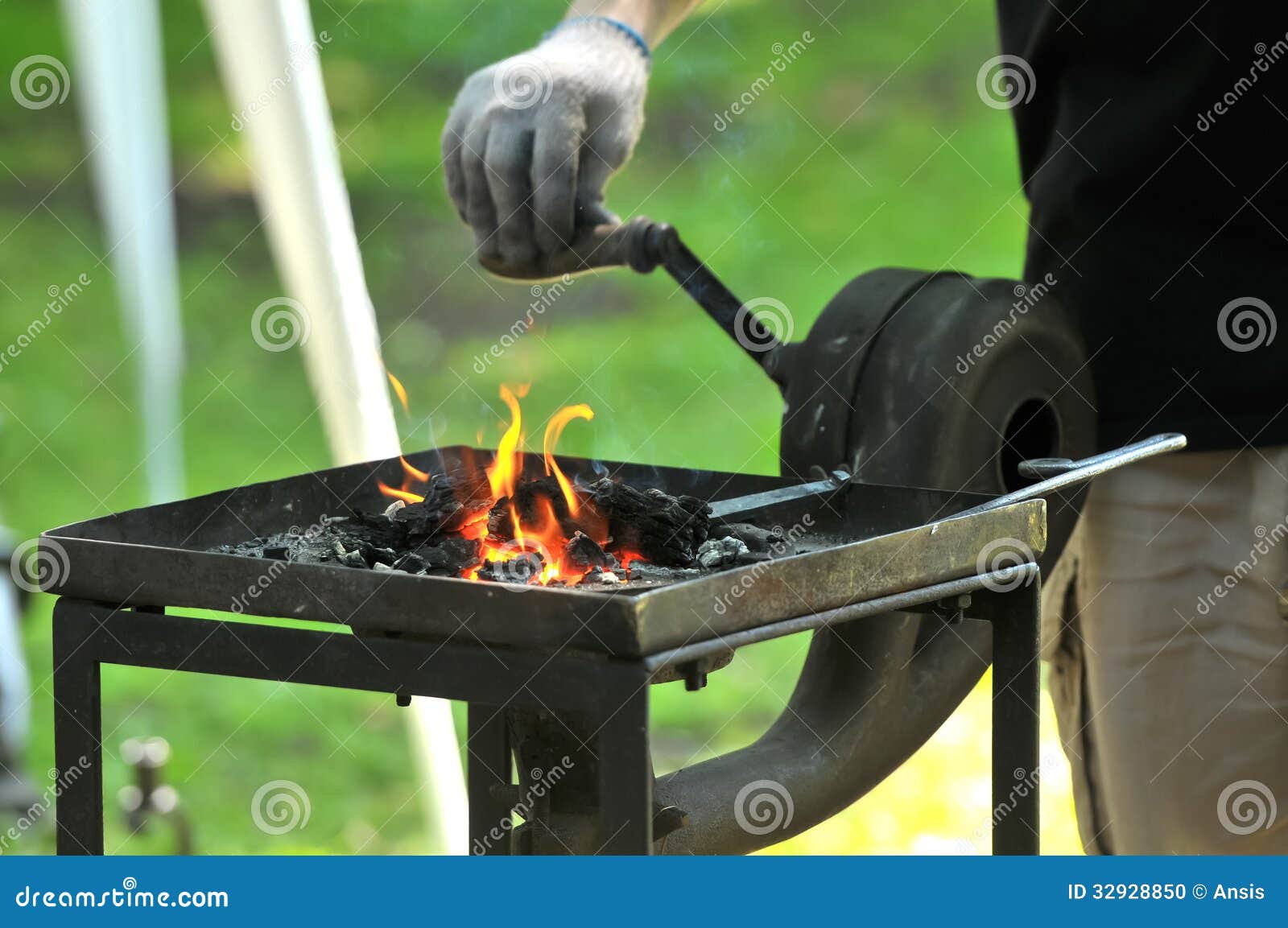 Forge stock photo. Image of hands, smithy, forge, history - 32928850