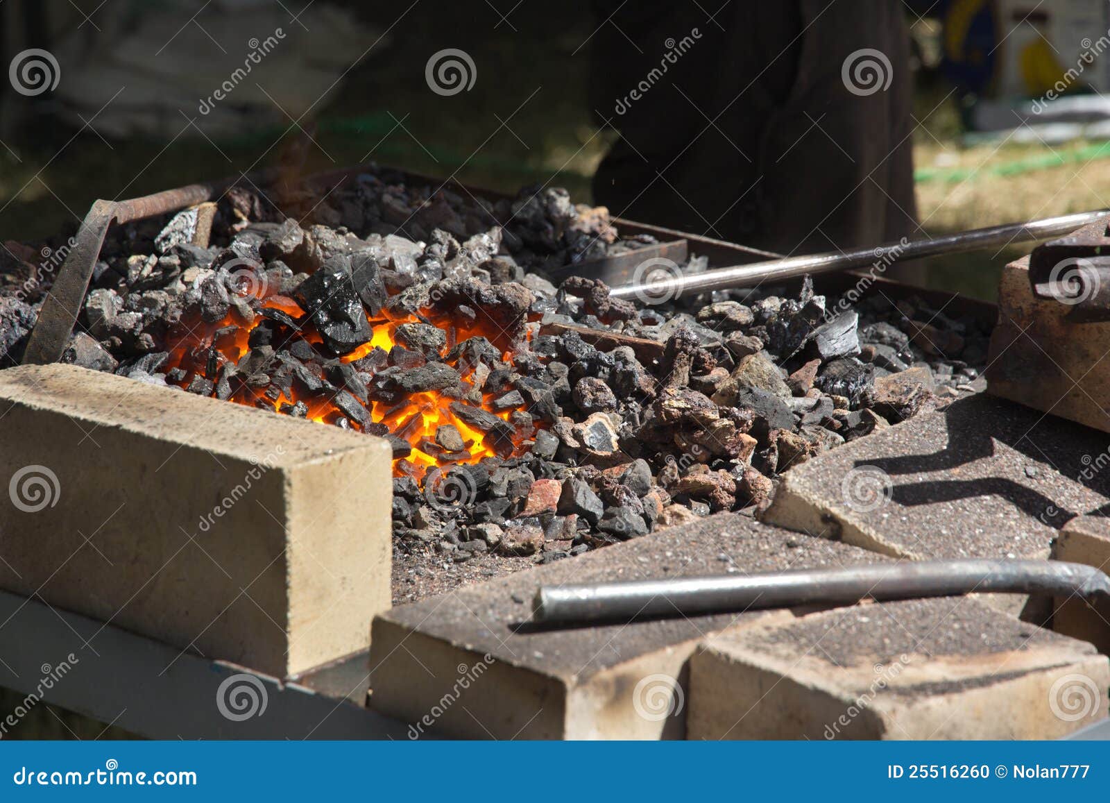 Forge fire stock photo. Image of metal, traditional, craftsperson ...