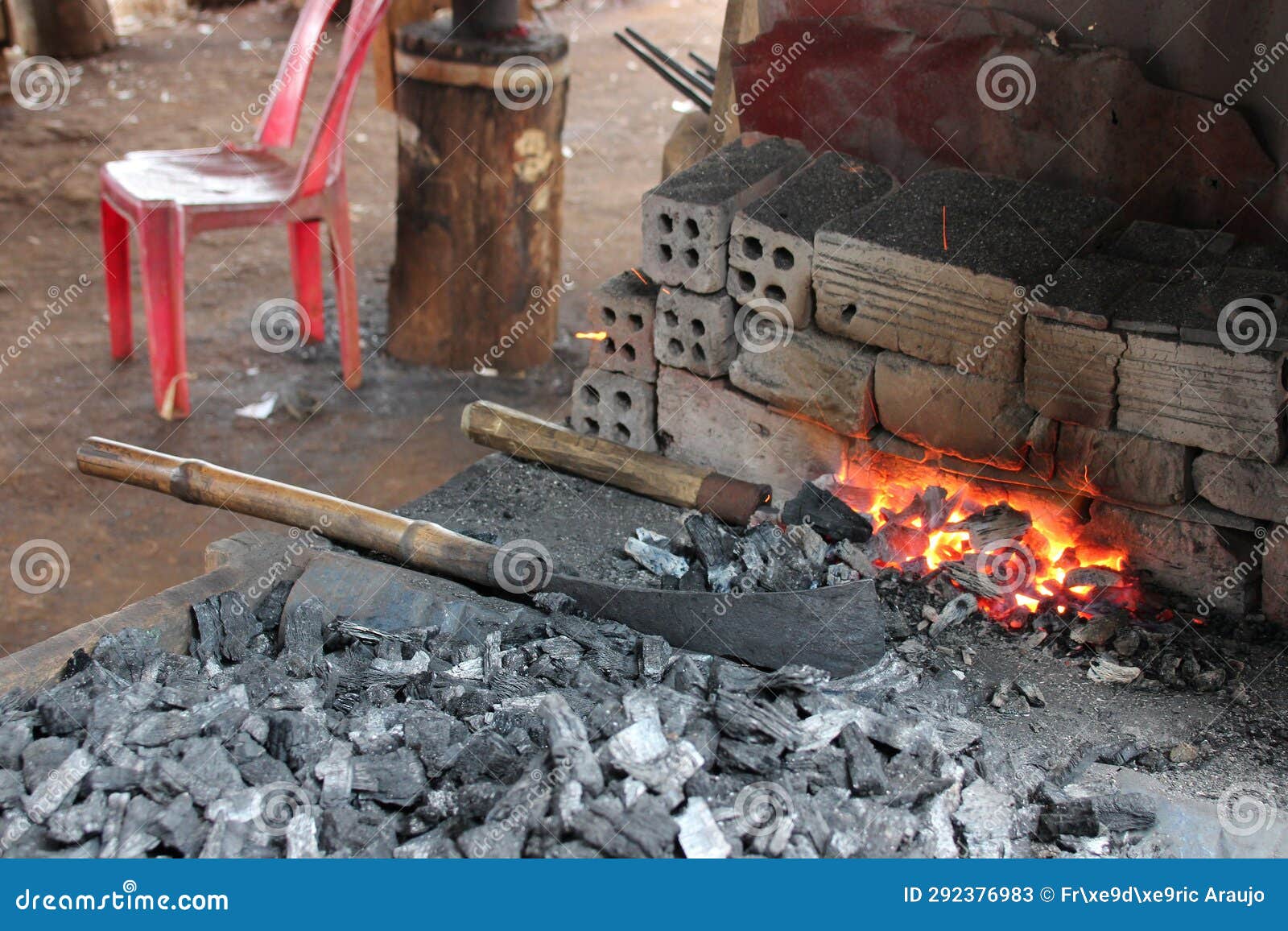 Forge in a Village at the Bolaven Plateau (laos) Stock Image - Image of ...