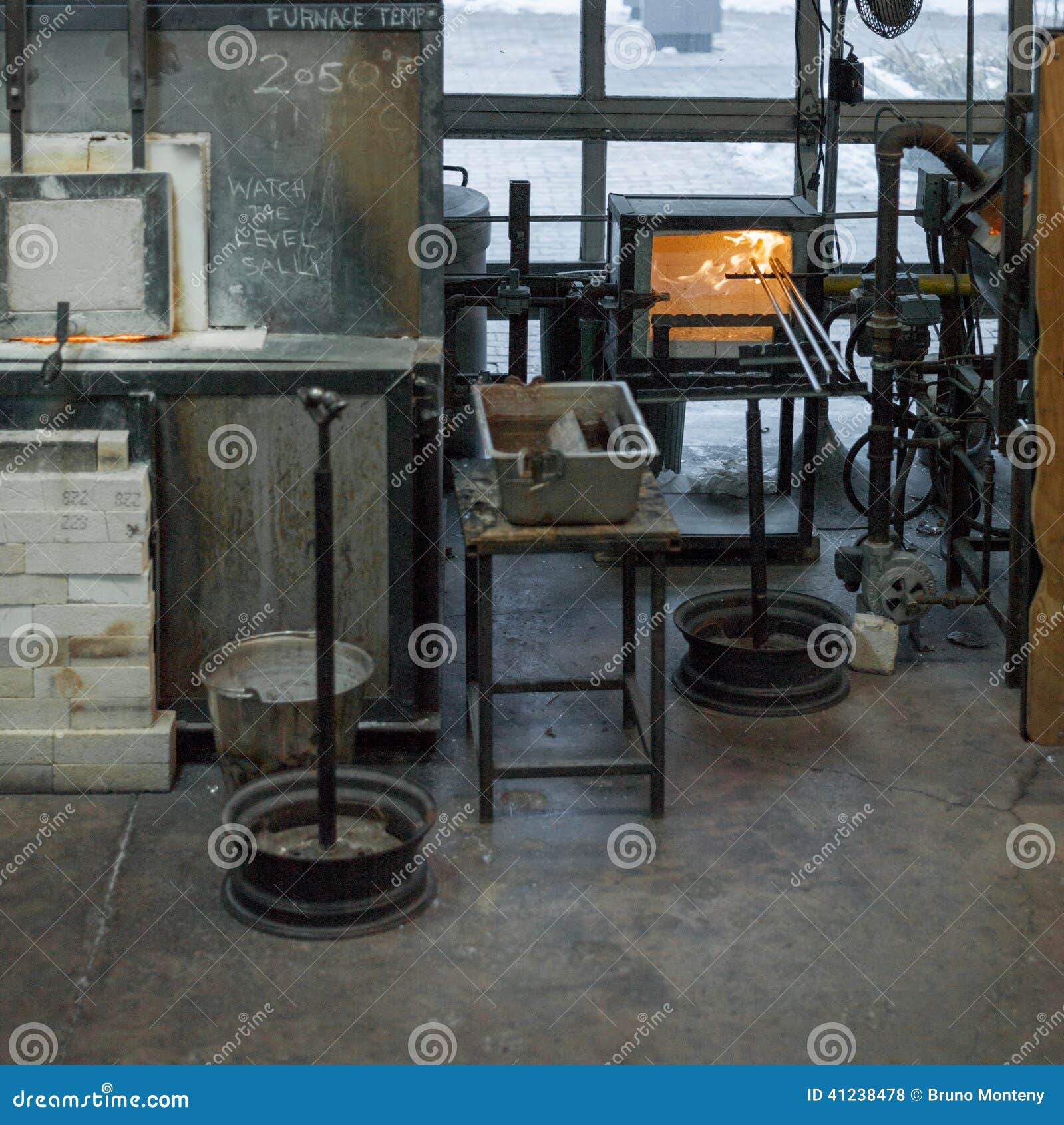 Forge in the Workshop of a Blacksmith Editorial Stock Photo - Image of ...