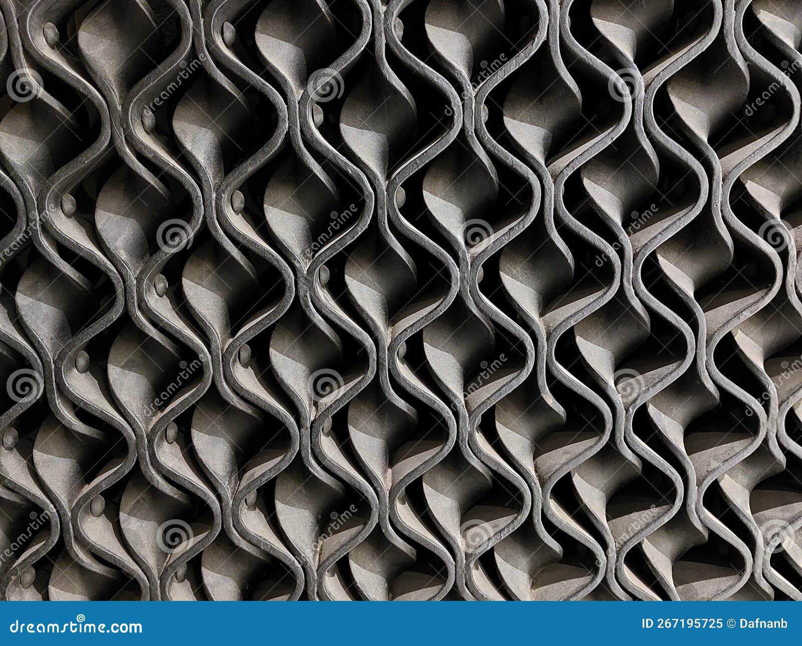 Forged Gate Texture, Beautiful Repeating Metal Pattern Stock Image ...