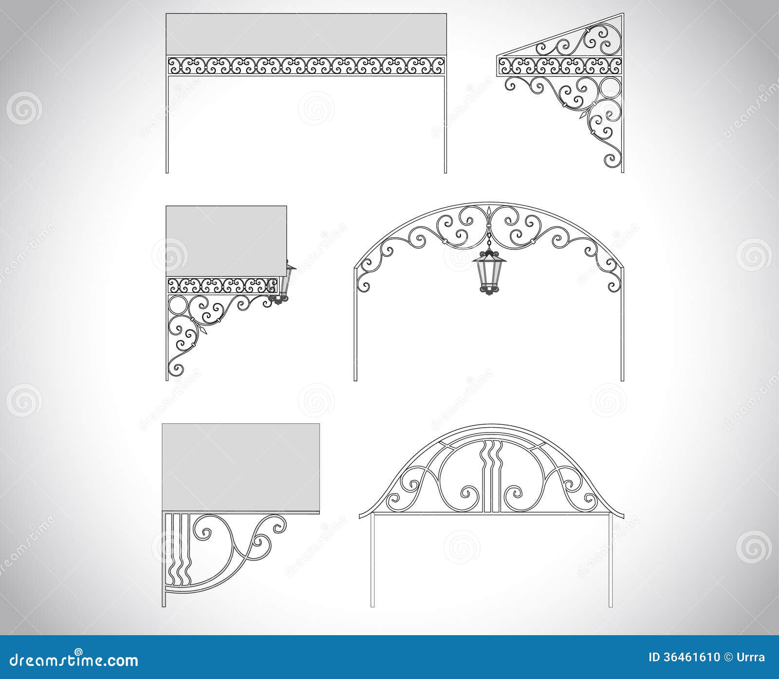 The forged products. stock vector. Illustration of product - 36461610