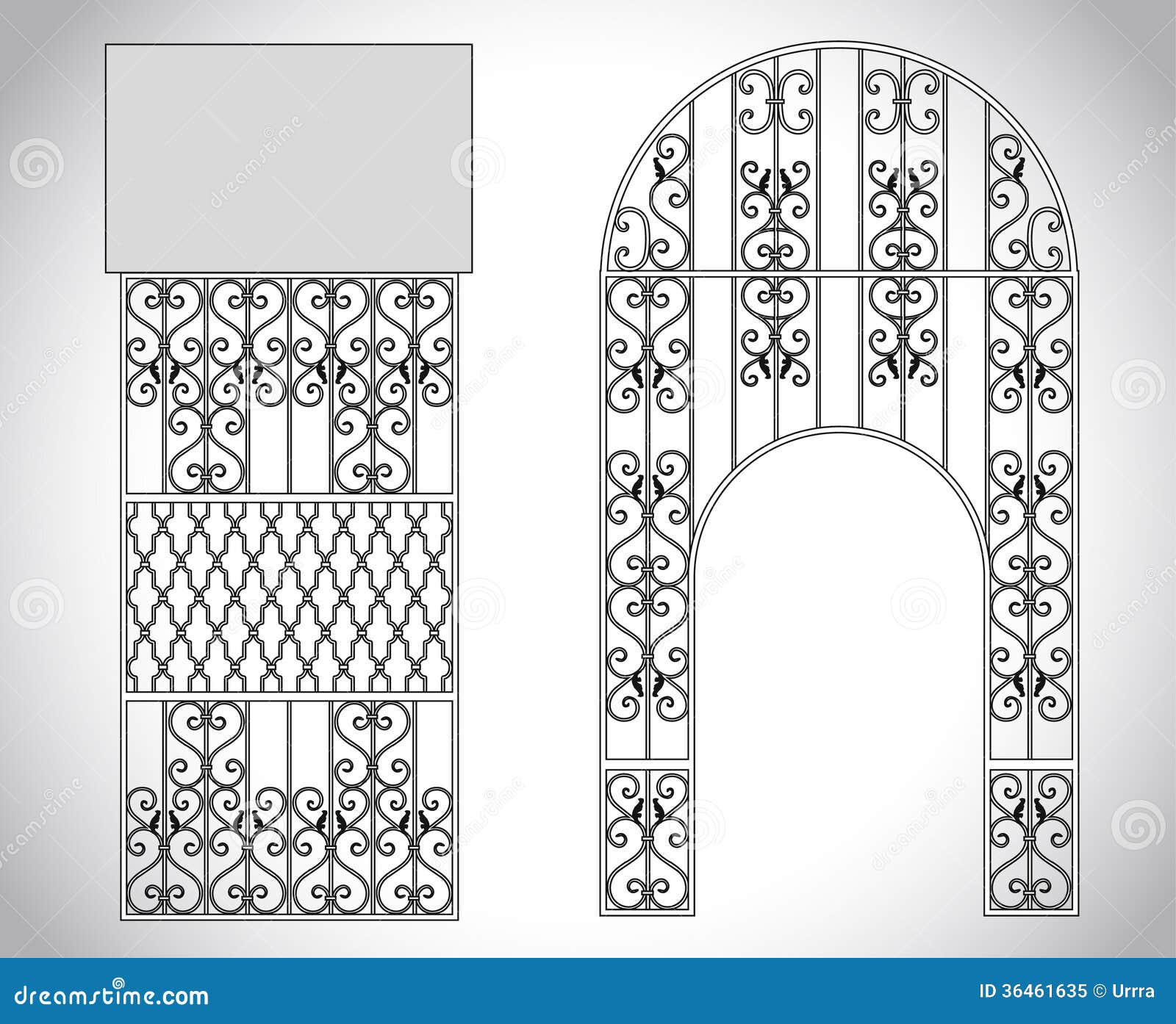 The forged products. stock vector. Illustration of time - 36461635