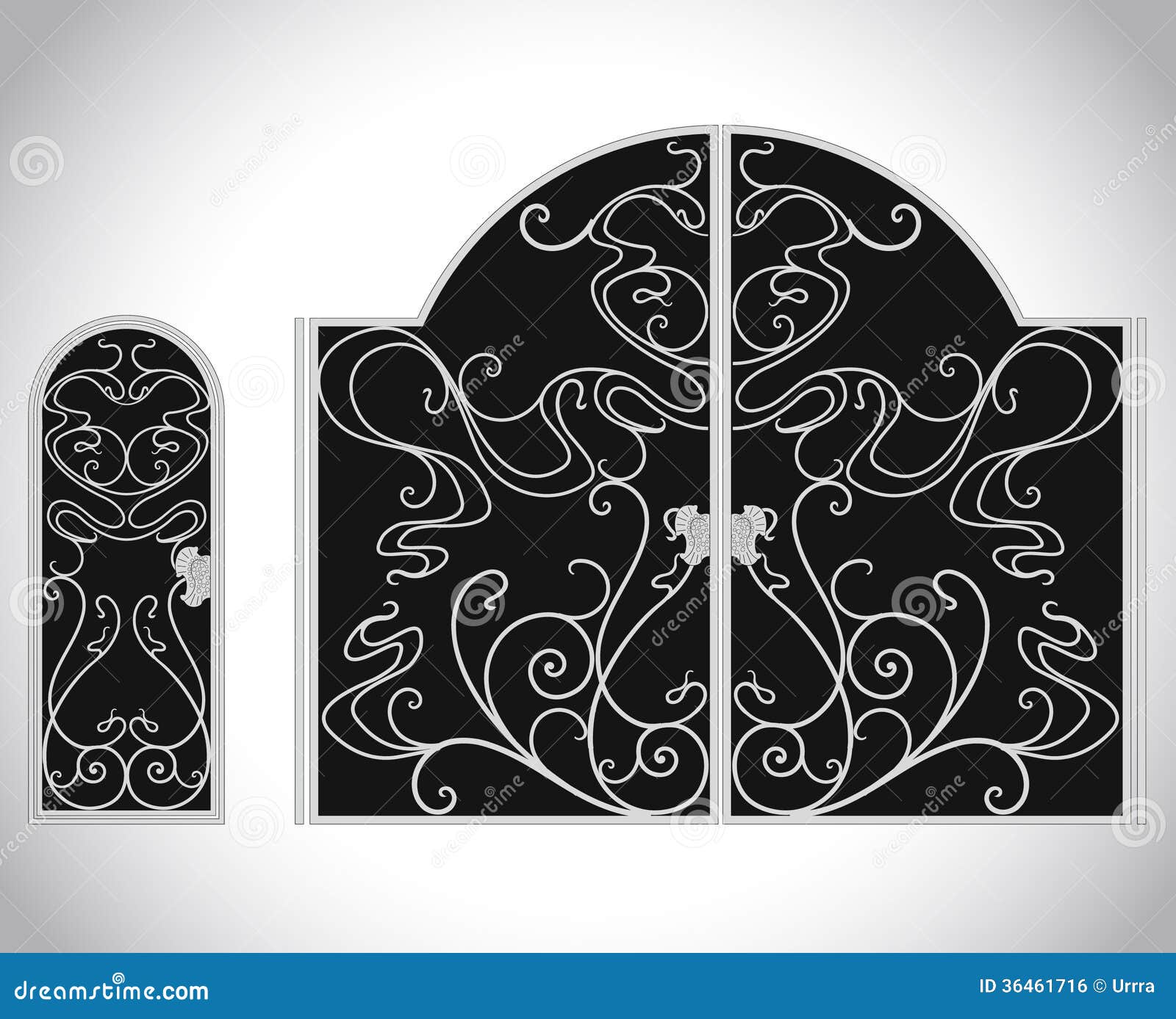 The forged products. stock vector. Illustration of scenery - 36461716