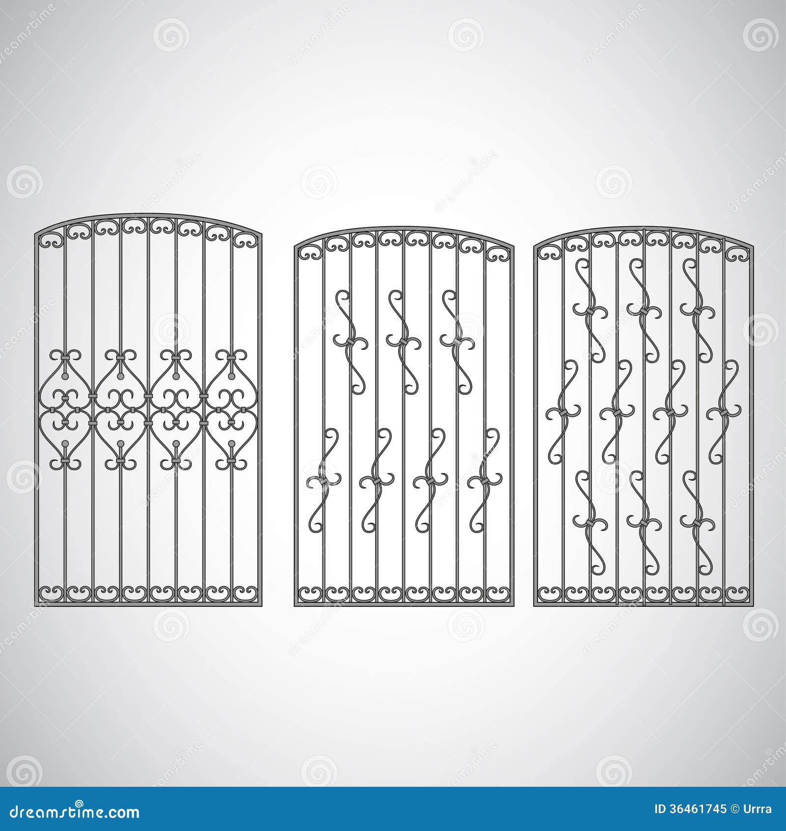 The forged products. stock vector. Illustration of figure - 36461745