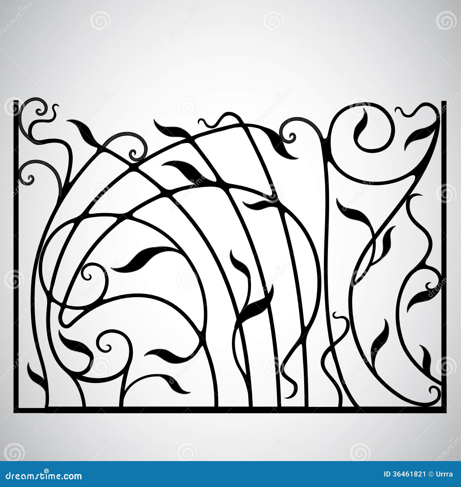 The forged products. stock vector. Illustration of interior - 36461821