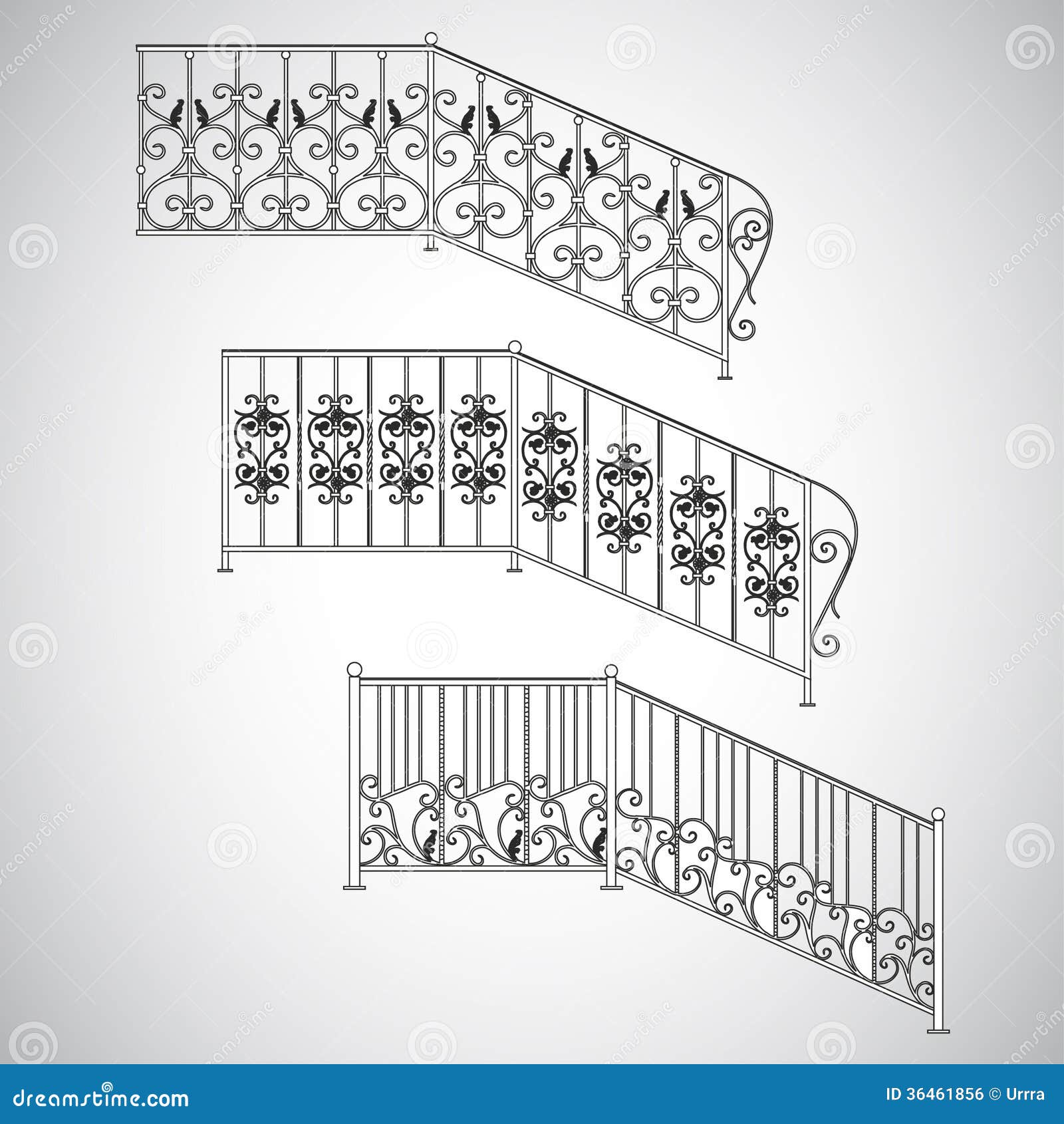 The forged products. stock vector. Illustration of figure - 36461856