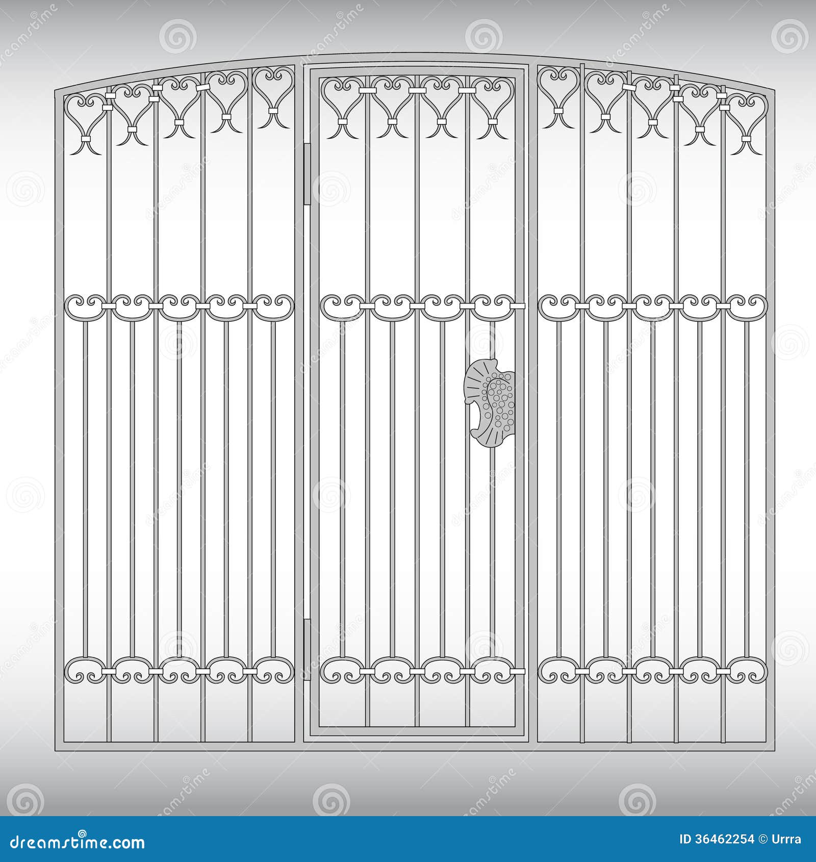 The forged products. stock vector. Illustration of monogram - 36462254