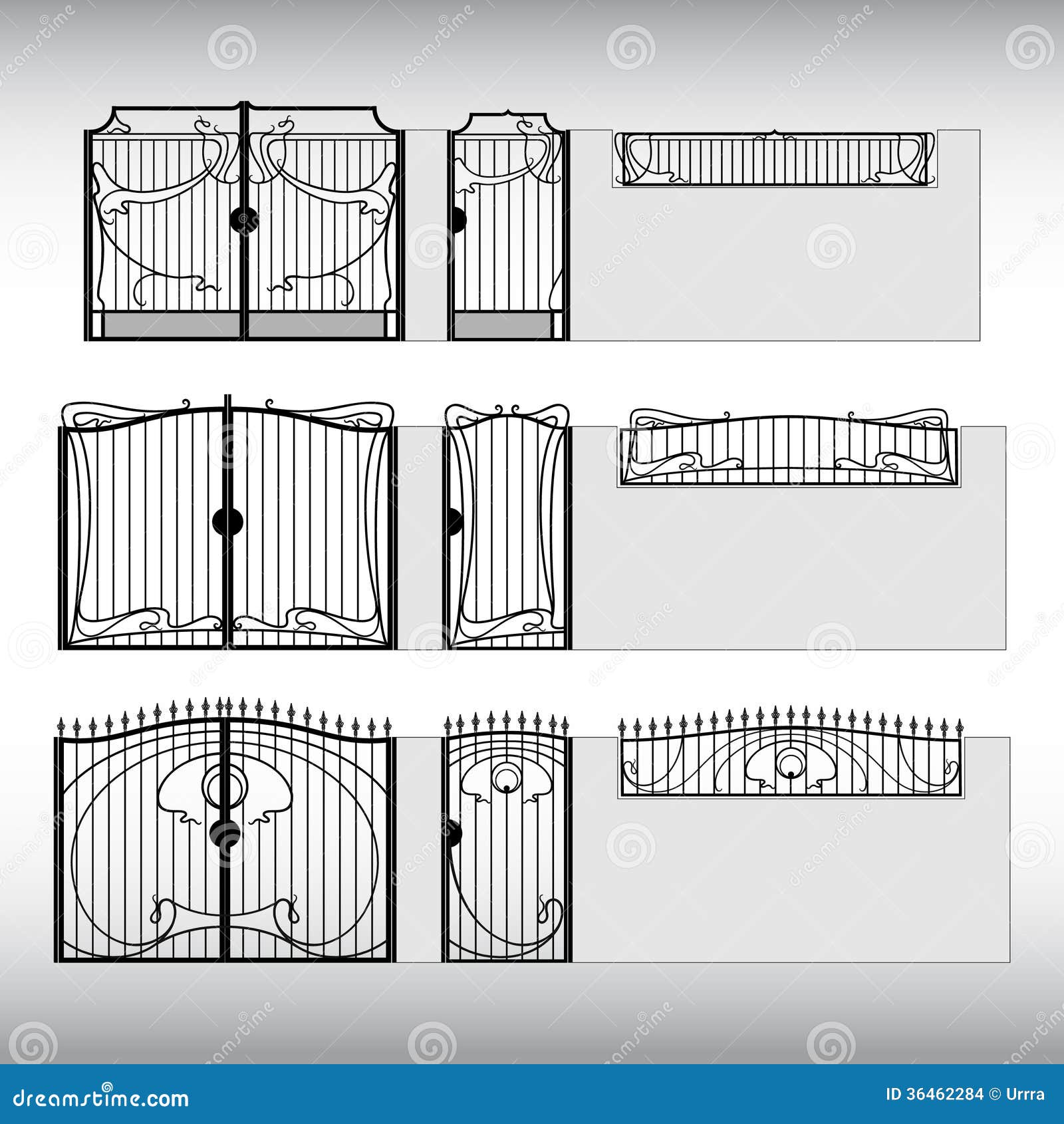 The forged products. stock vector. Illustration of work - 36462284