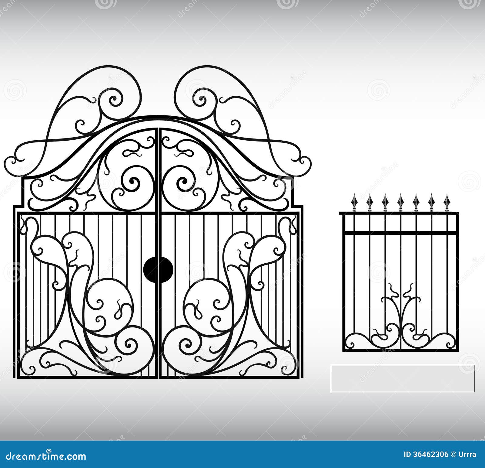 The forged products. stock vector. Illustration of vector - 36462306