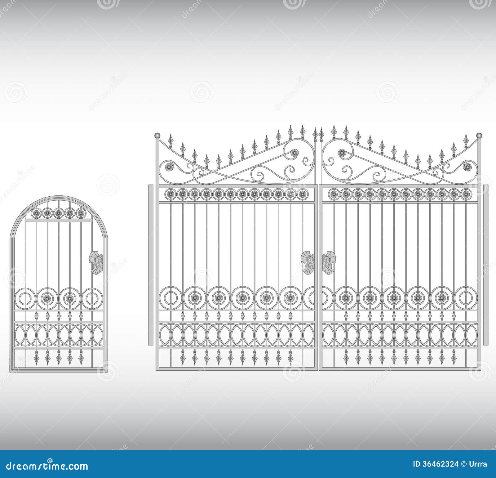 The forged products. stock vector. Illustration of skill - 36462324