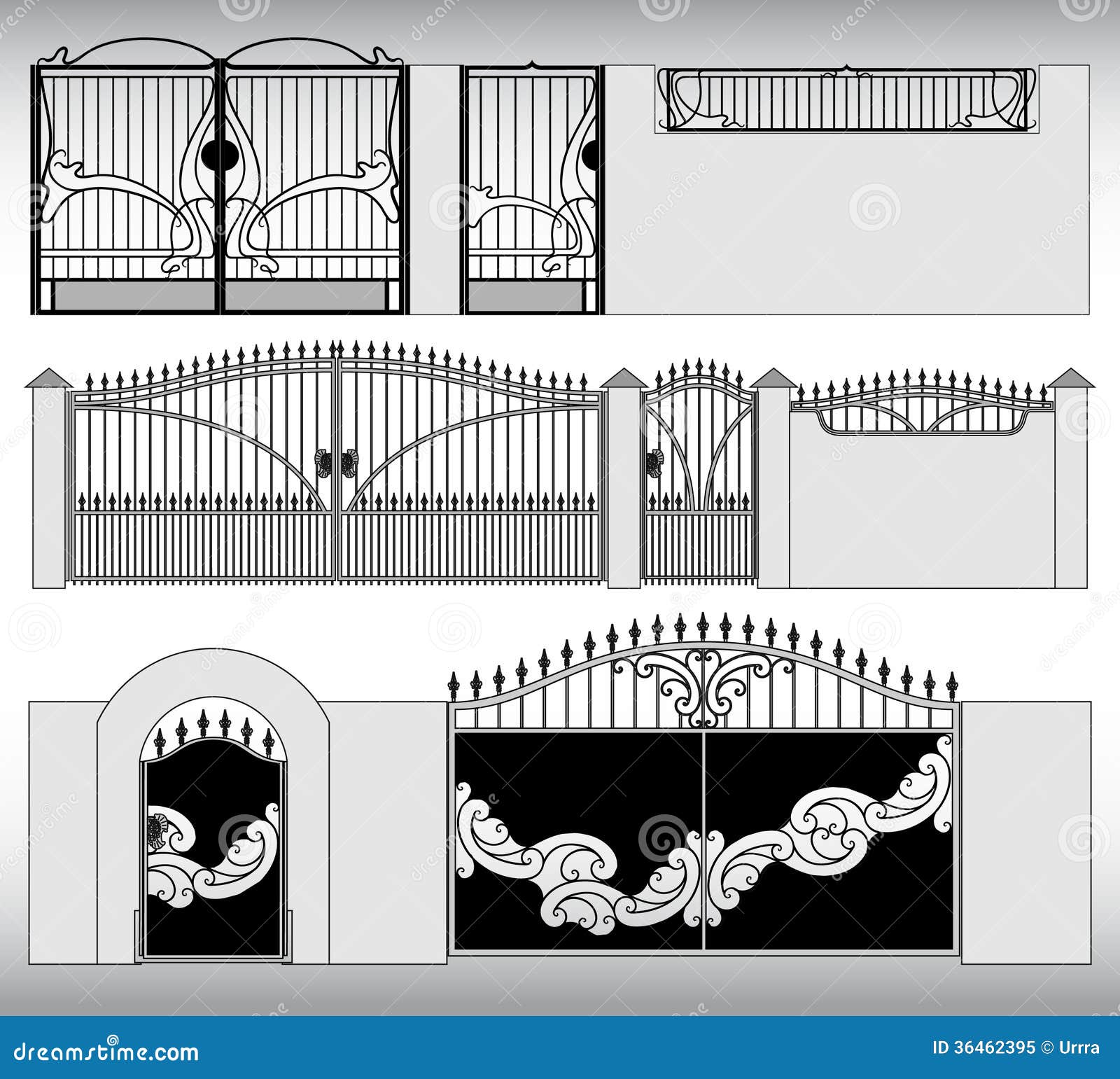 The forged products. stock vector. Illustration of steel - 36462395