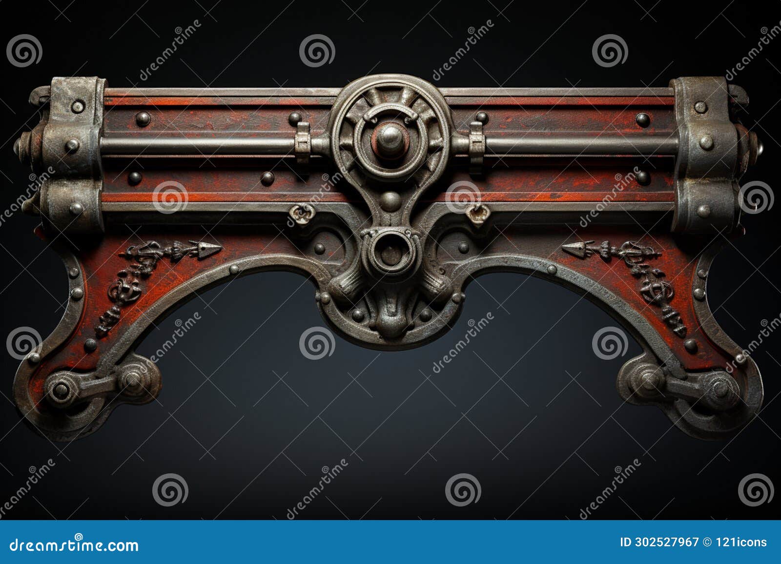Forged Rail Head stock illustration. Illustration of metal - 302527967