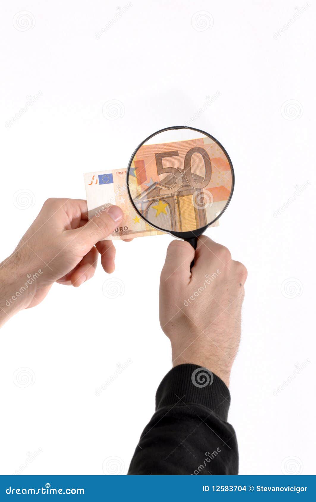 Forgery stock photo. Image of hand, banking, male, inspect - 12583704