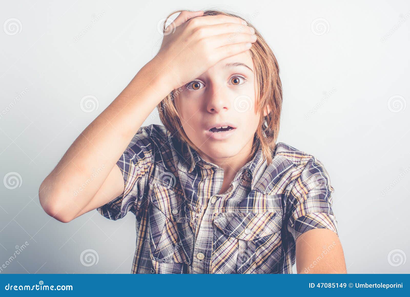 Forget stock image. Image of young, forgetting, think - 47085149