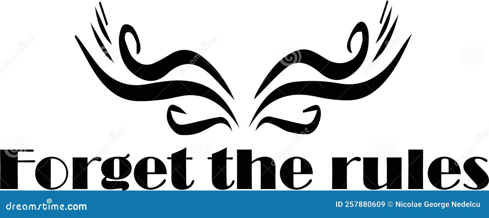 Forget The Rules If You Like It Wear It - Hand Drawn Lettering Quote ...