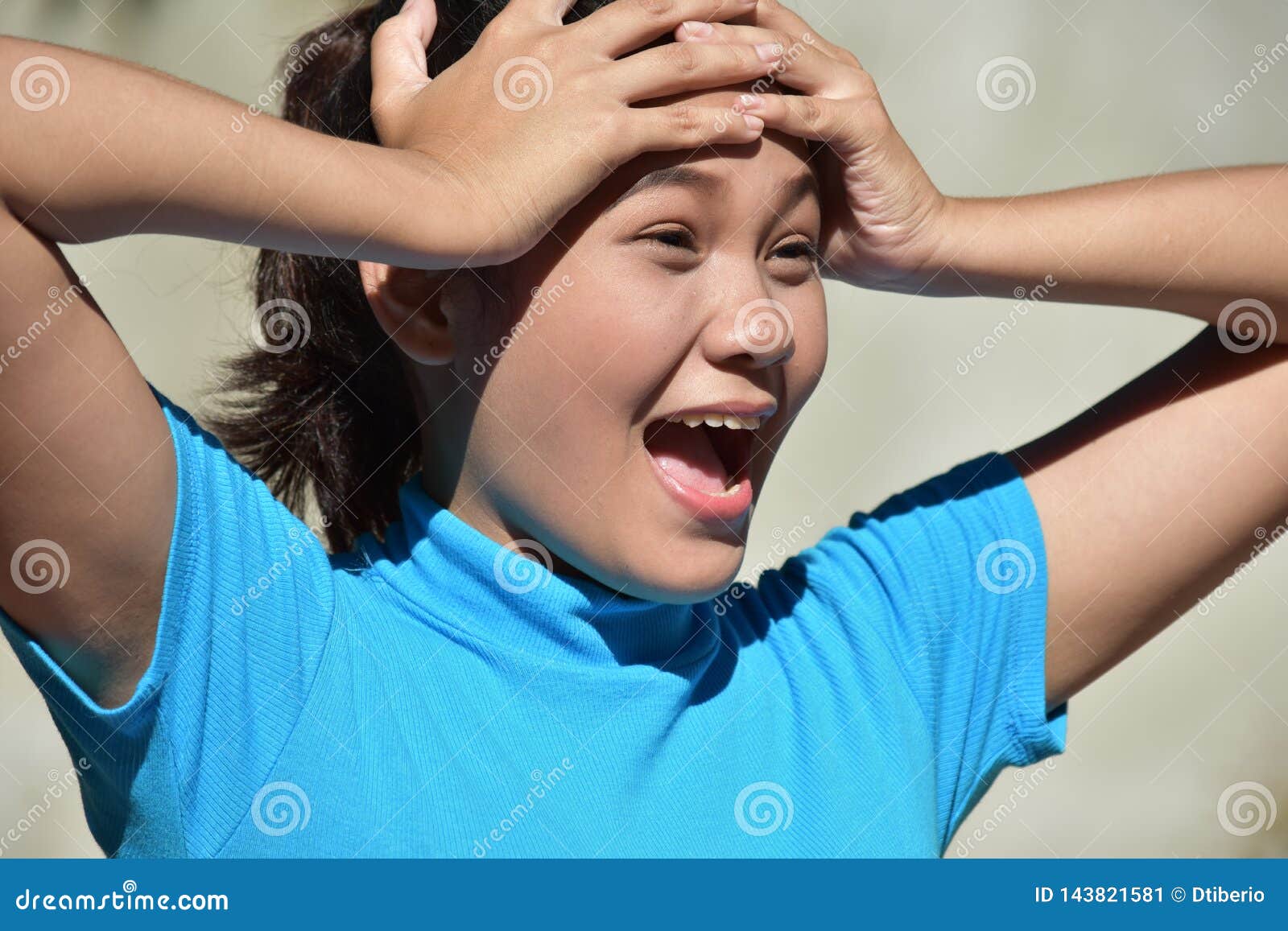 A Forgetful Attractive Woman Stock Image - Image of forgets, memory ...