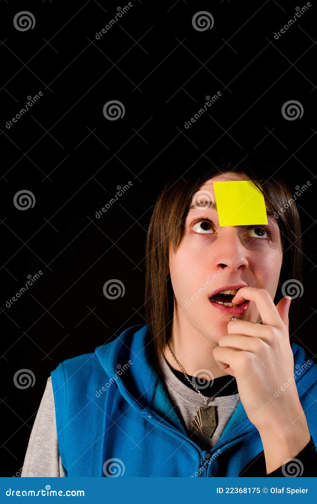 Forgetting stock image. Image of sticker, minded, memory - 22368175