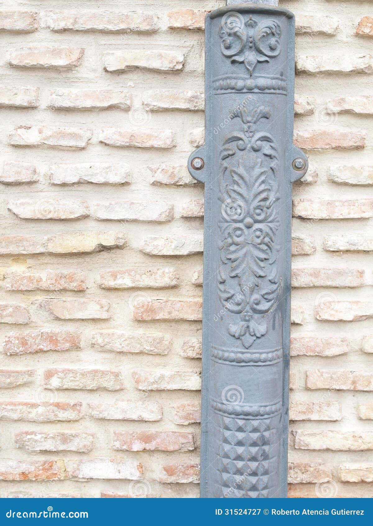 Forging gutter rustic stock image. Image of brick, rustic - 31524727