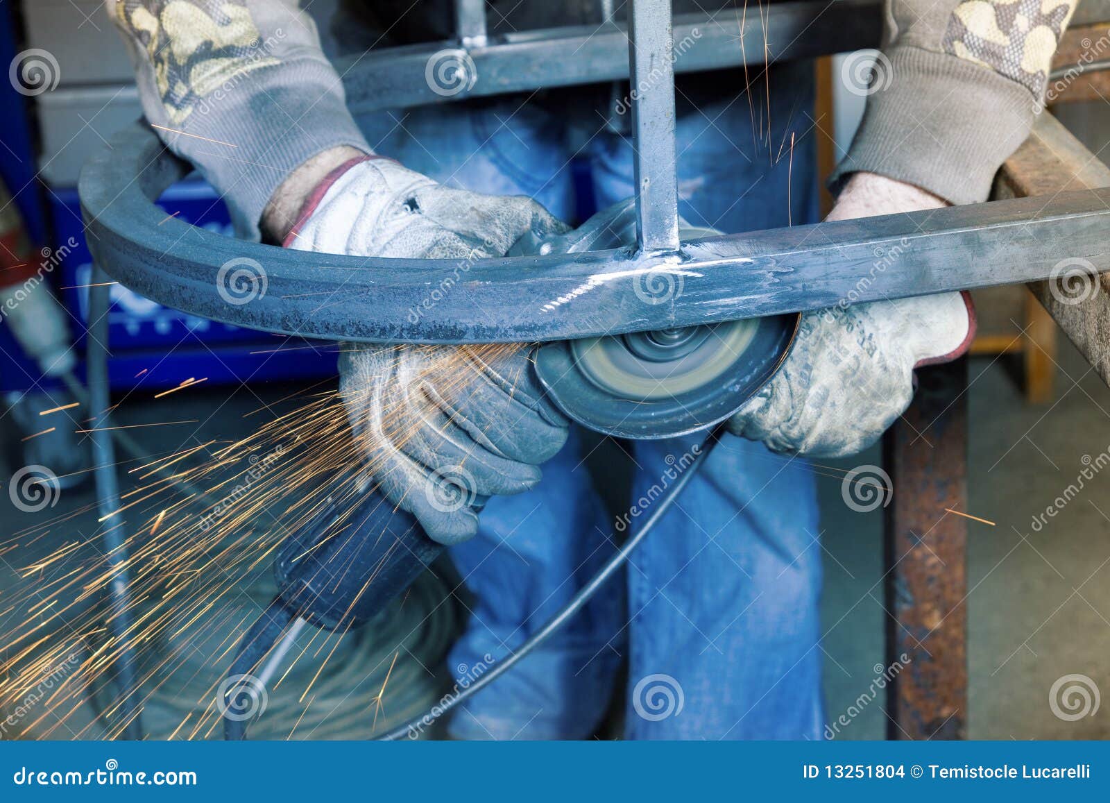 Forging iron stock photo. Image of welding, forge, worker - 13251804