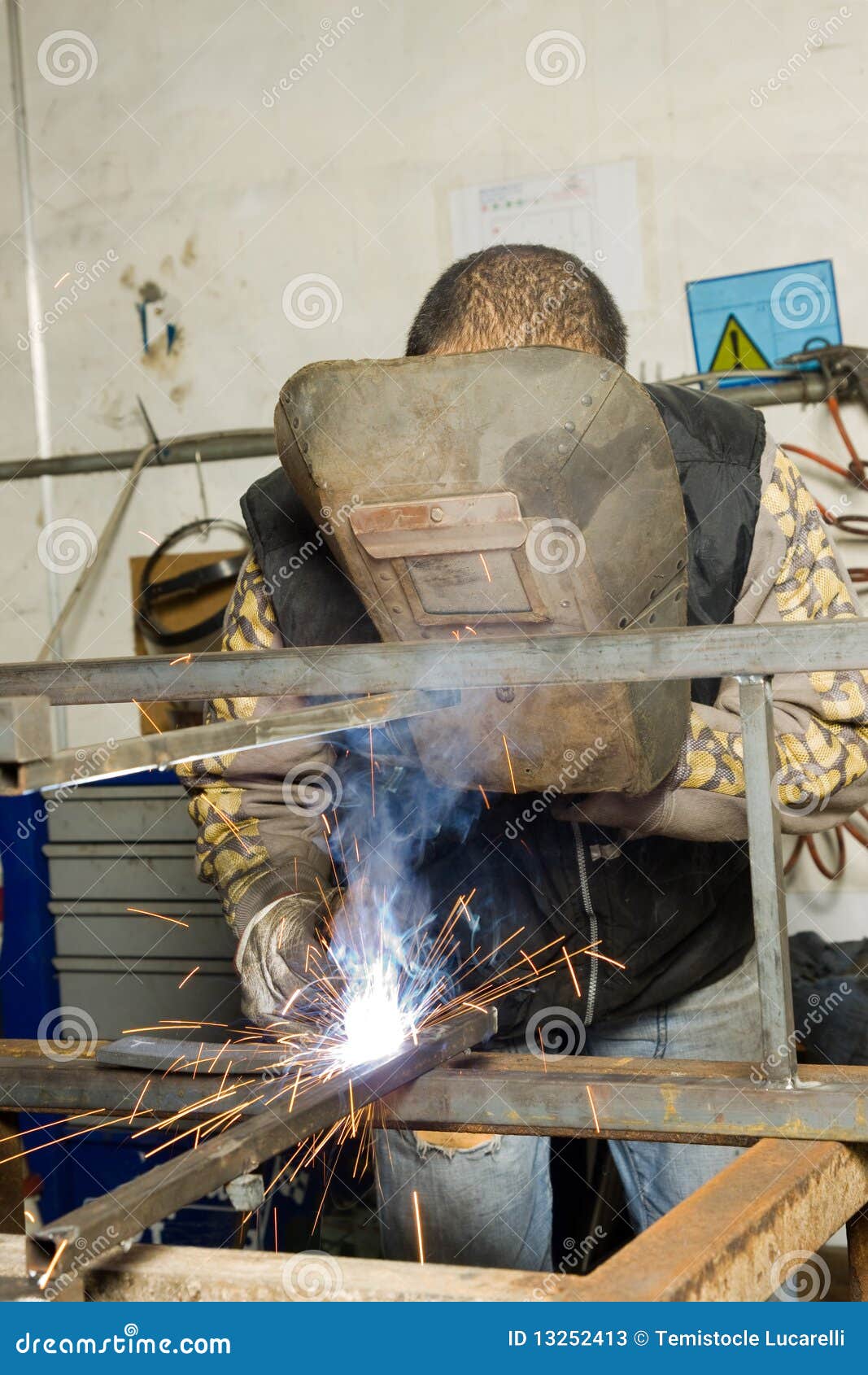 Forging iron stock image. Image of labour, factory, forge - 13252413