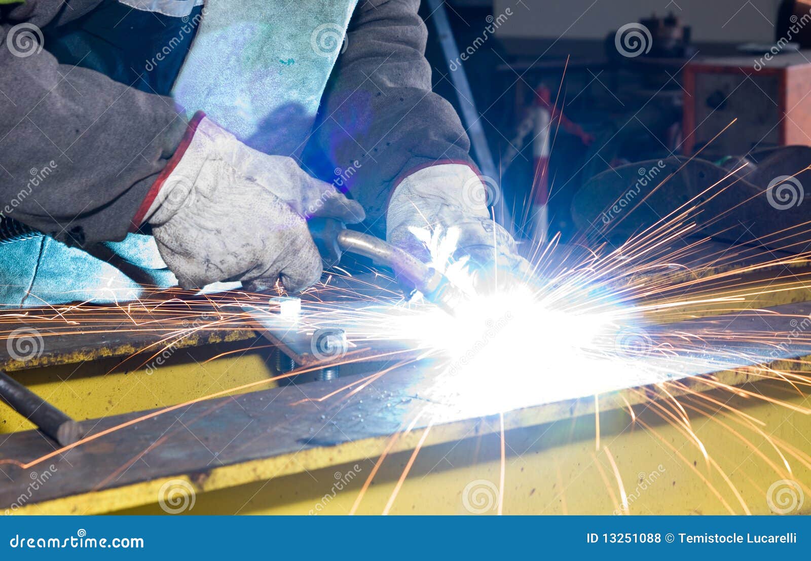 Forging iron sparkling stock photo. Image of glow, mask - 13251088