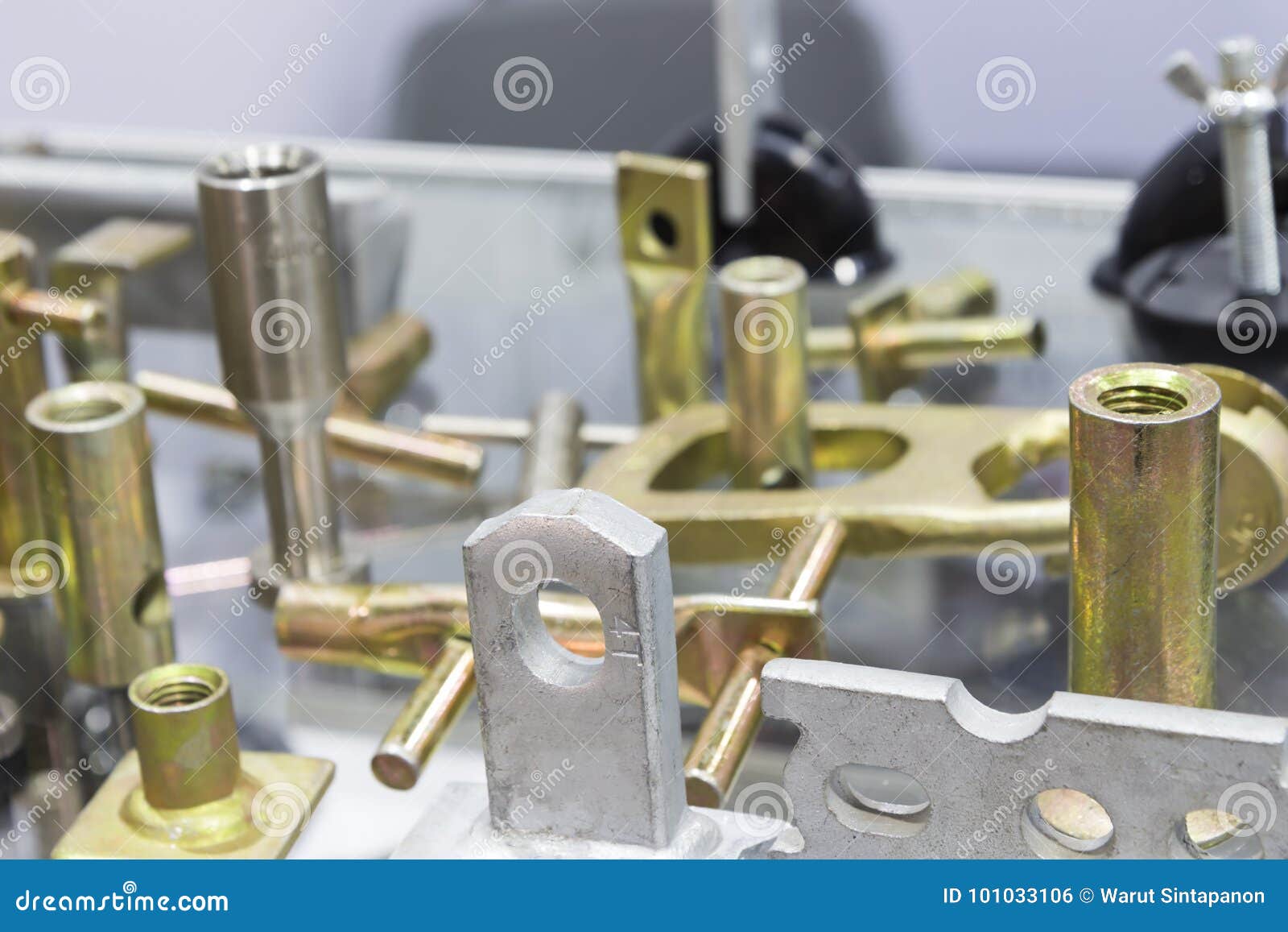 Forging Products for Construction Stock Photo - Image of concrete ...