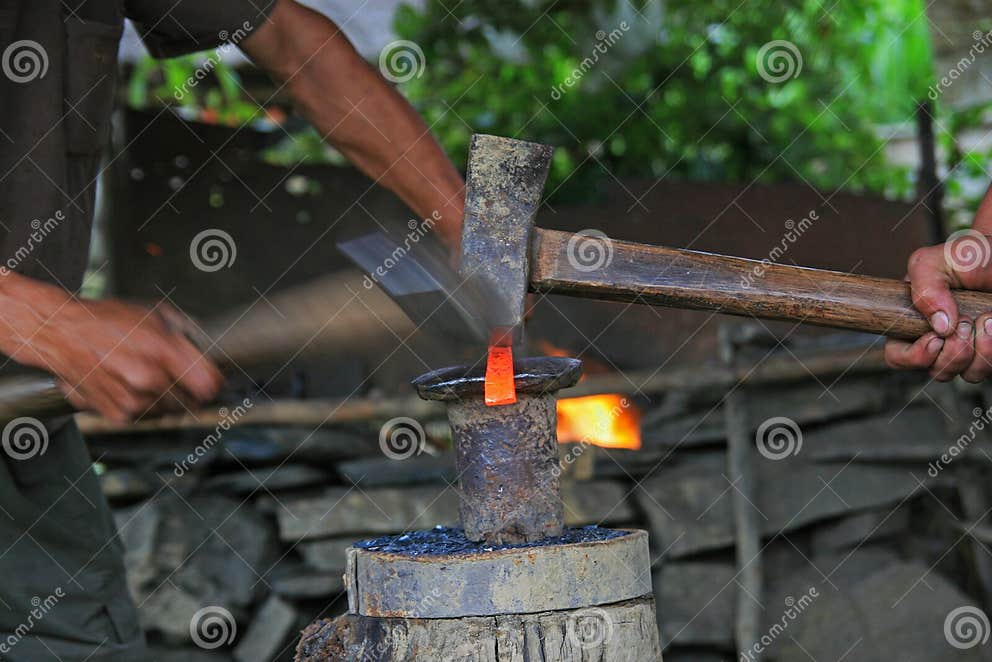 Blacksmiths forging tools stock image. Image of forging - 36188169