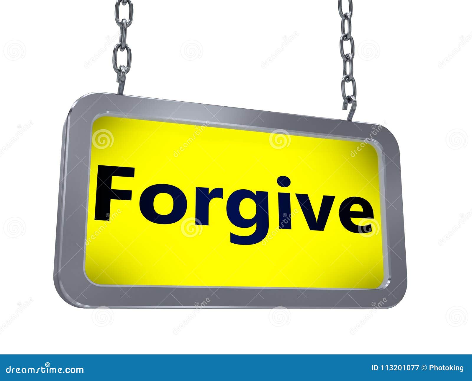 Forgive on billboard stock illustration. Illustration of prayer - 113201077