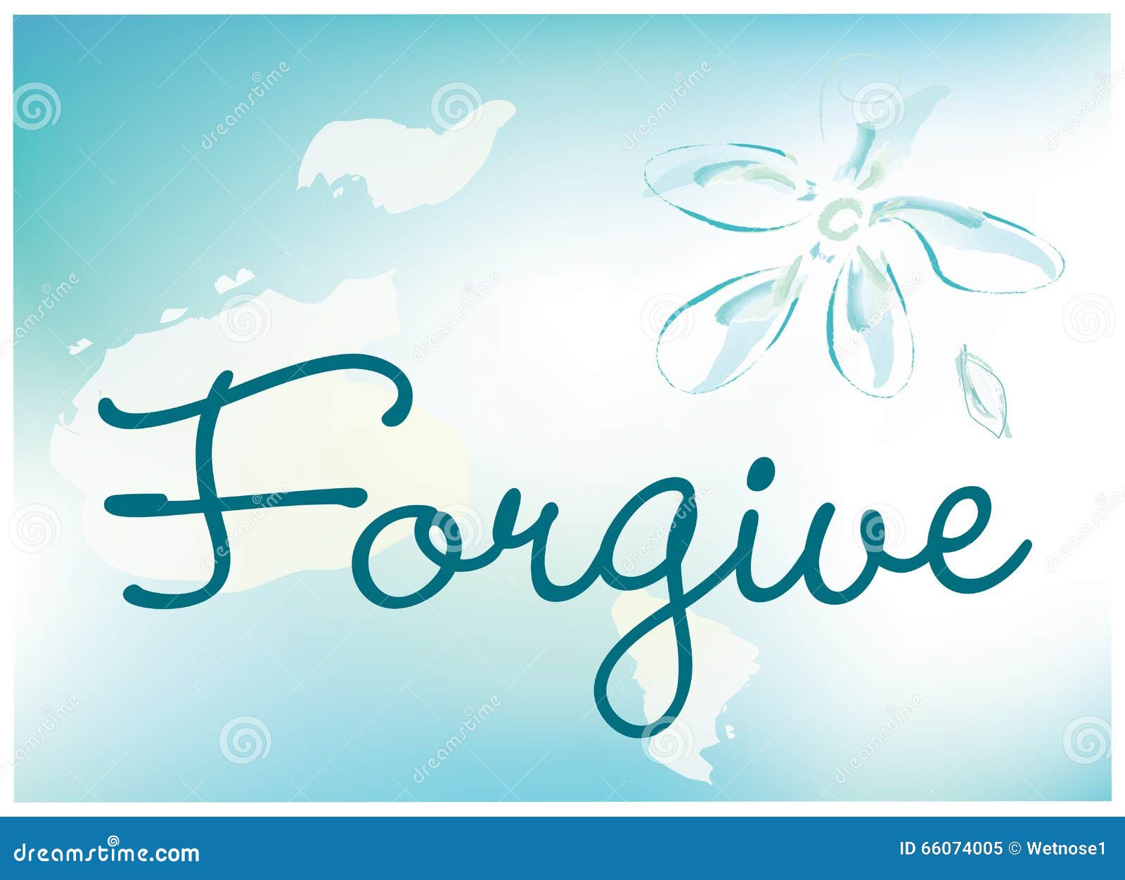 Forgive card stock vector. Illustration of cover, vector - 66074005