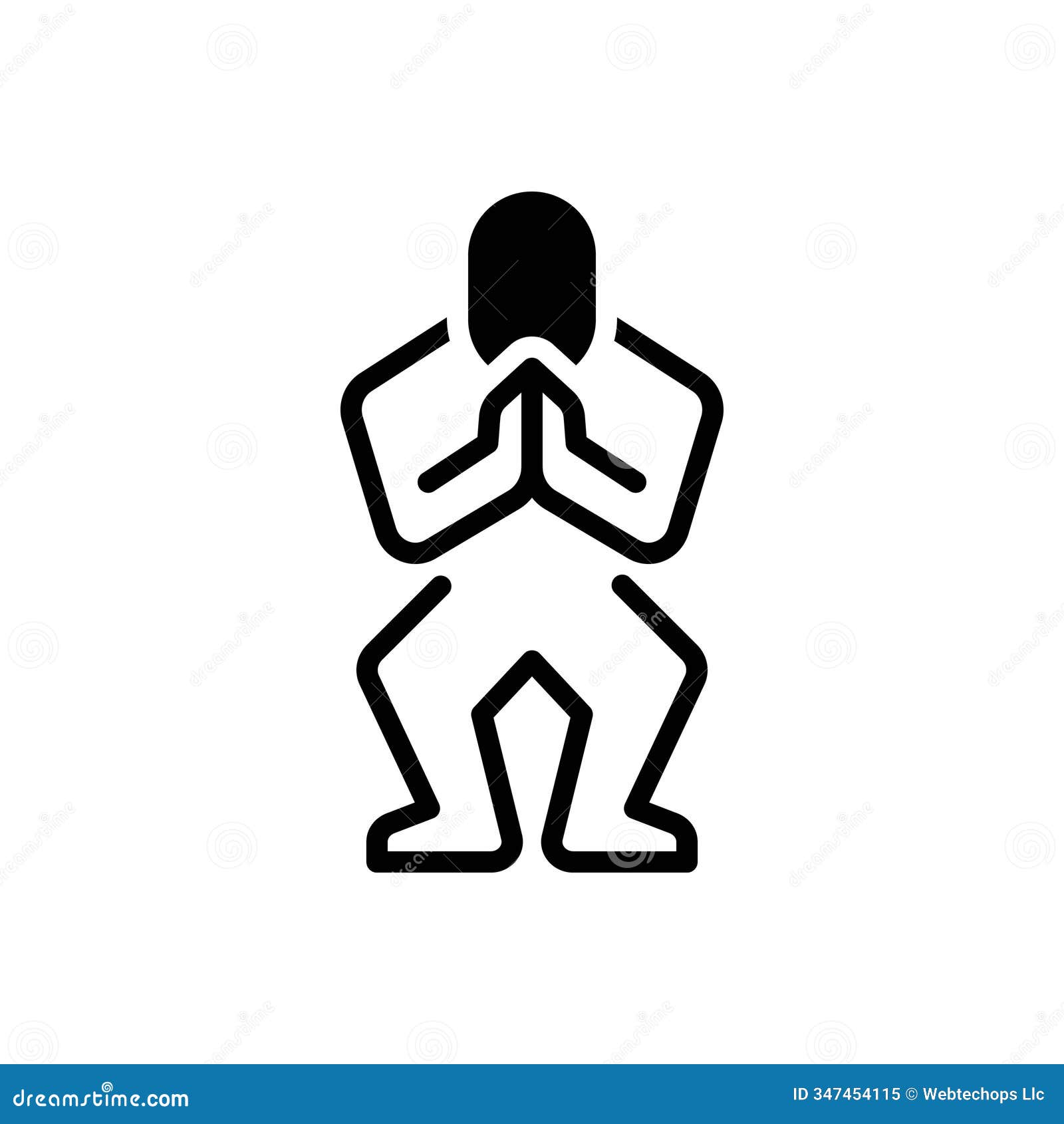 Black Solid Icon for Forgiveness, Pardon and Forgive Stock Vector ...