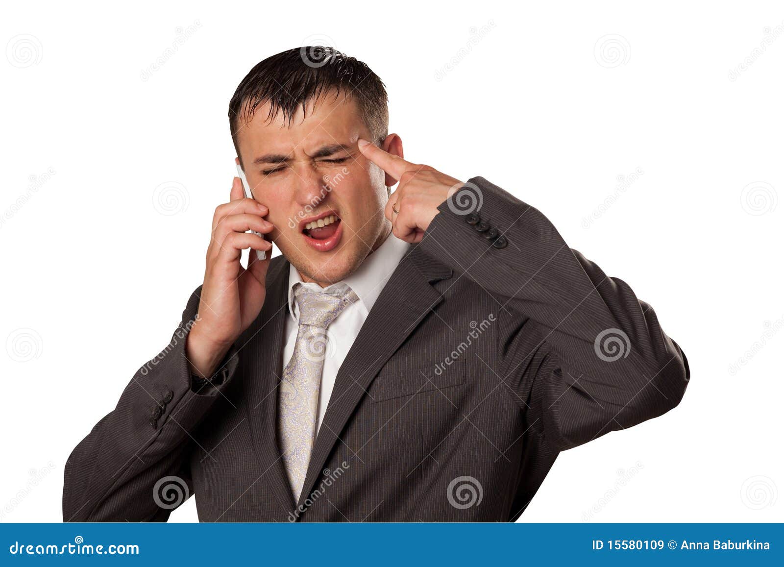 Forgot about... stock image. Image of formal, businessman - 15580109