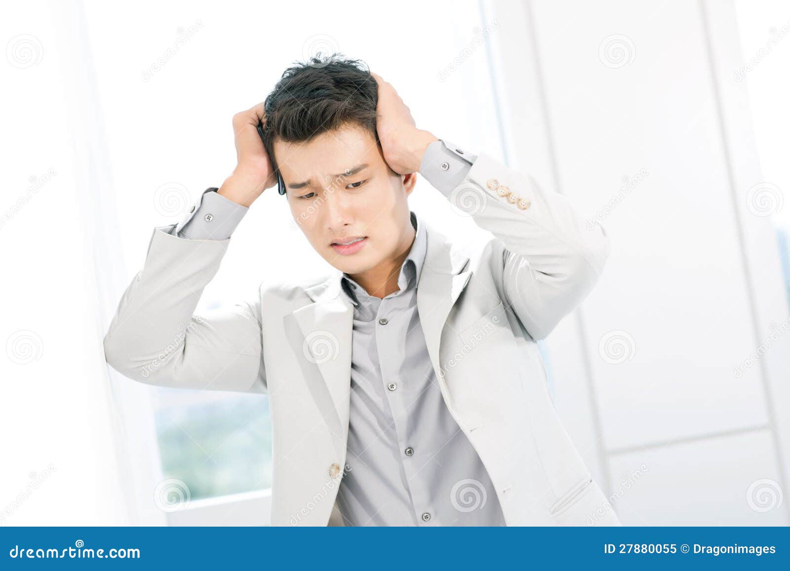 Forgot my tickets stock image. Image of pain, portrait - 27880055