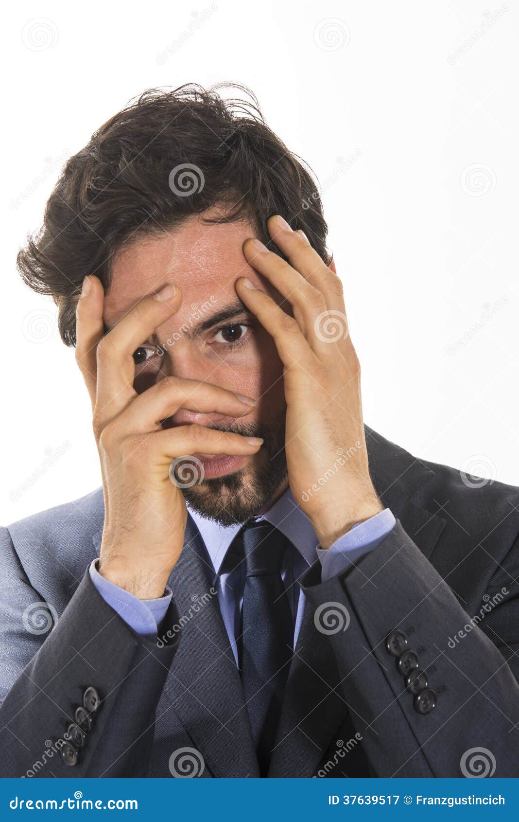 Forgotten! stock image. Image of eyes, business, smile - 37639517