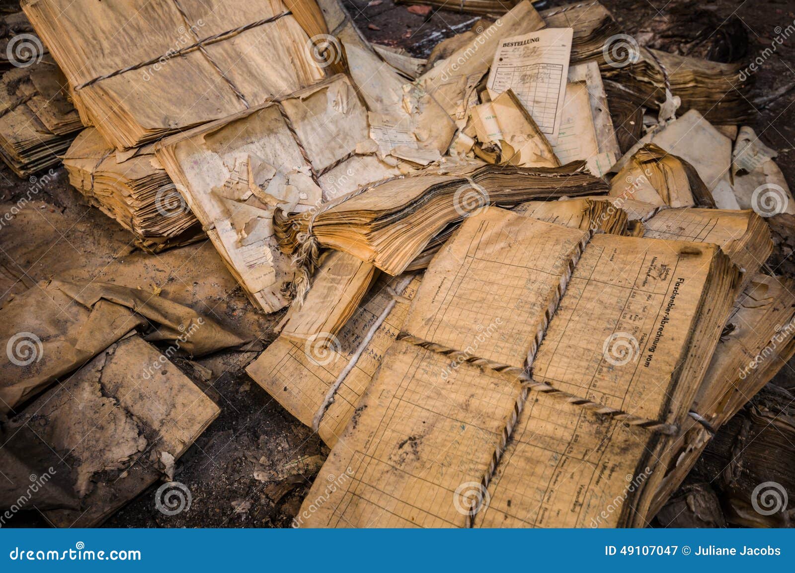 Forgotten documents stock image. Image of stacks, dirty - 49107047