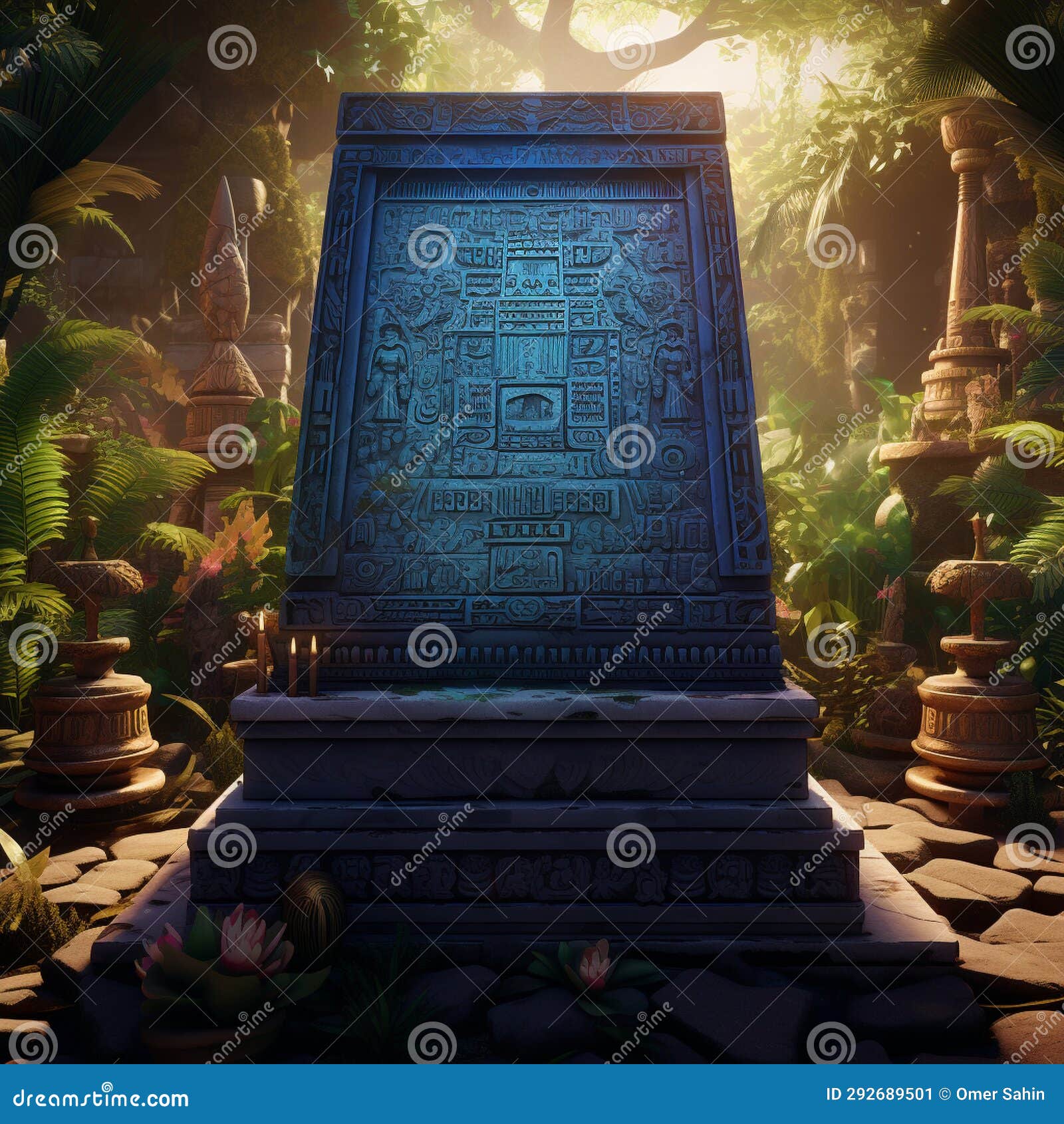 Forgotten Scripts: Echoes Of An Ancient Civilization Stock Photo ...