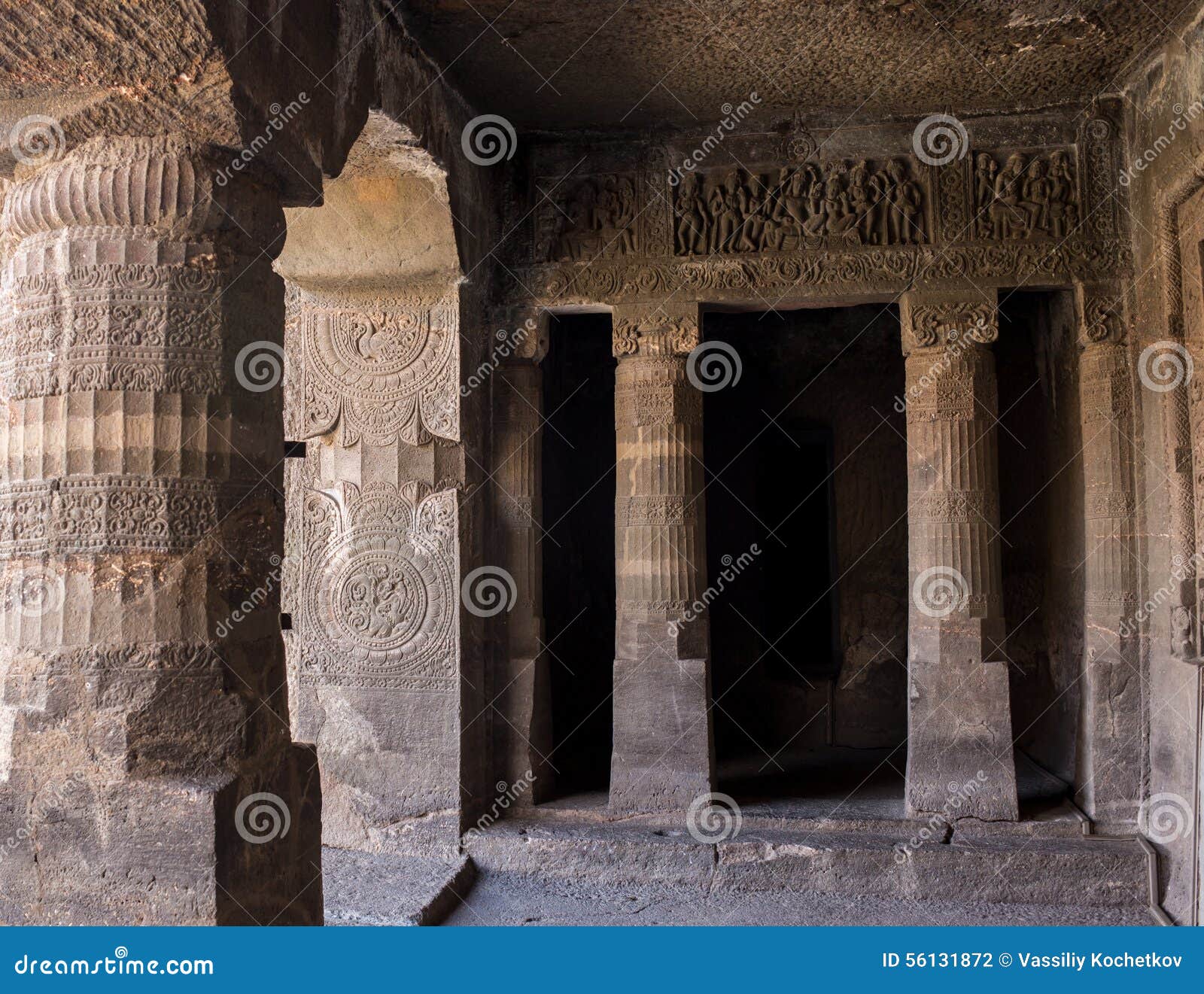 Forgotten Underground Temple Stock Photo - Image of light, complex ...